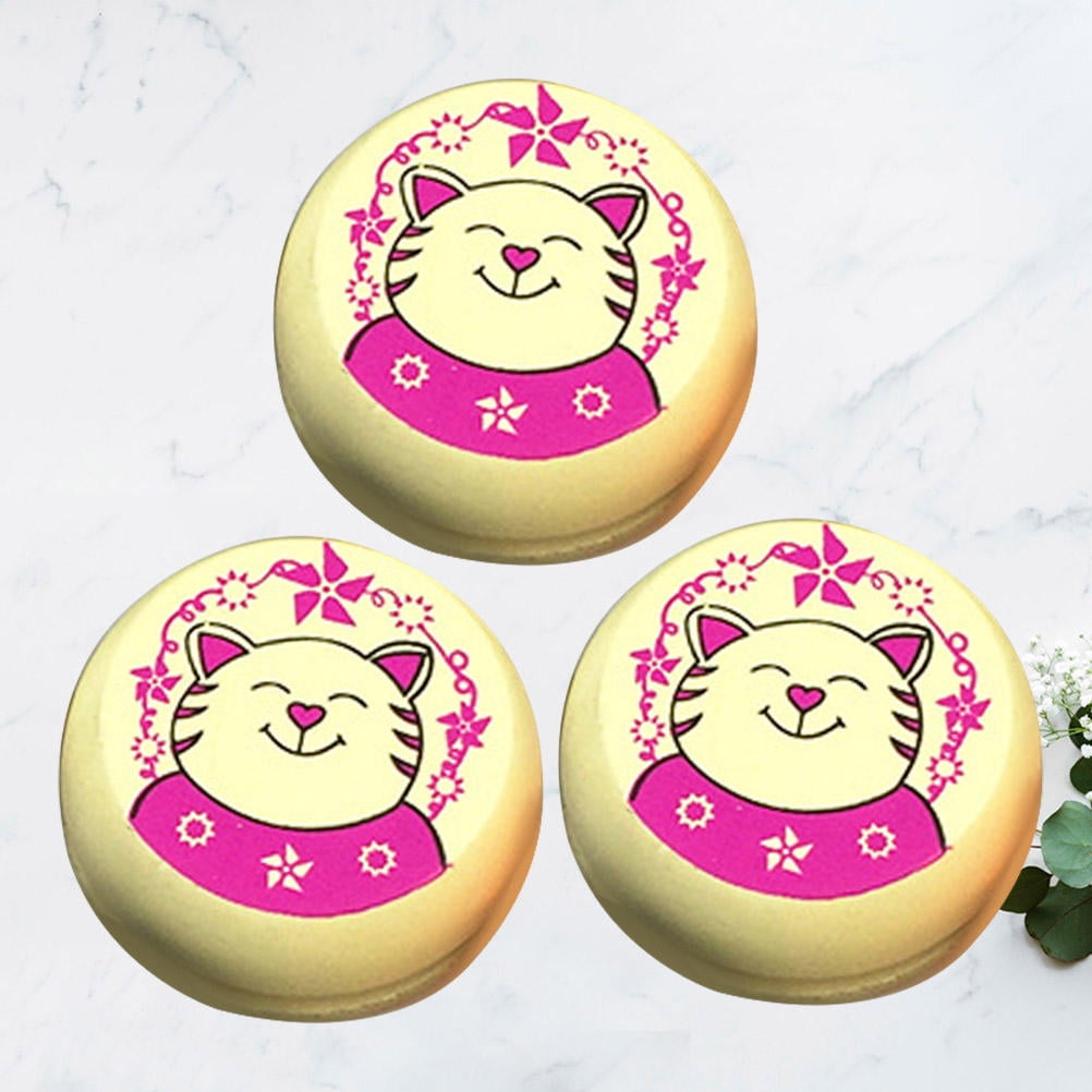 MLINS Kids Wooden Yoyo Ball Toy Made of Plastic with Vivid Cartoon ...