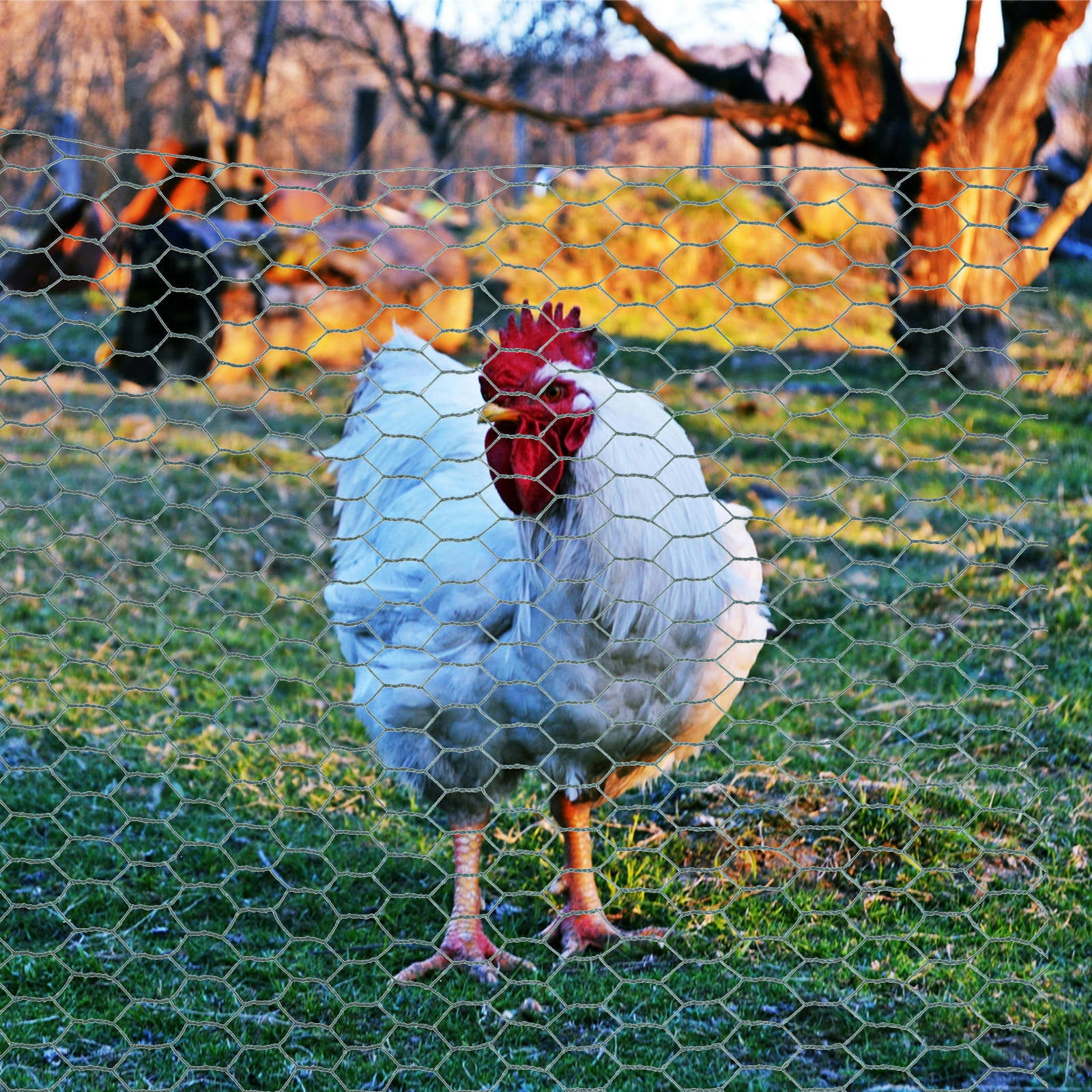 MLINS Kiss Weaving Net Poultry Reusable Galvanized Green - Walmart.com