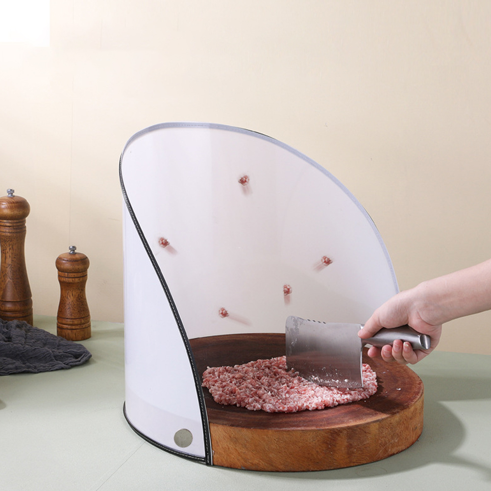 MLINS Kitchen Chopping Board Part Enclosure Baffle Splatter Guard White ...