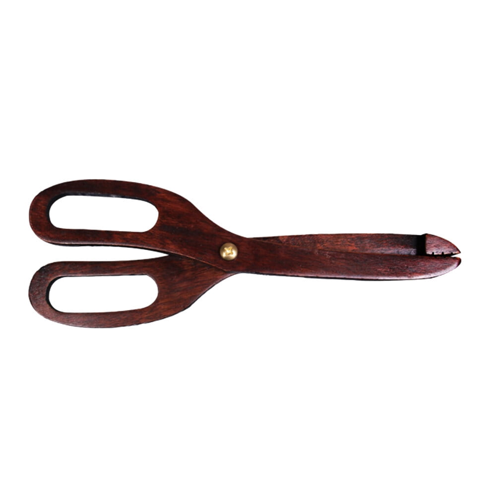 MLINS Kitchen Serving Tongs Anti-scald Food Clamp Wooden Creative ...