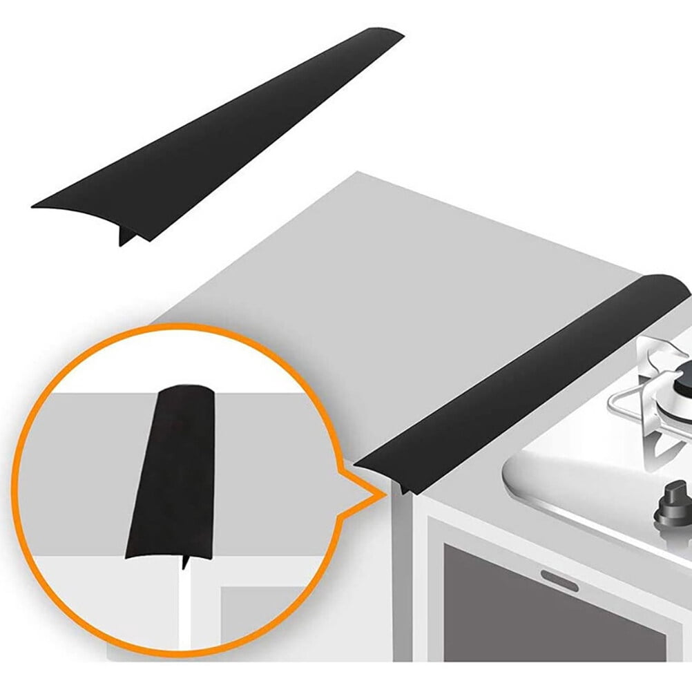 MLINS Kitchen Tile Sealing Sticker Sink Tape Covers Stove Gap Black ...