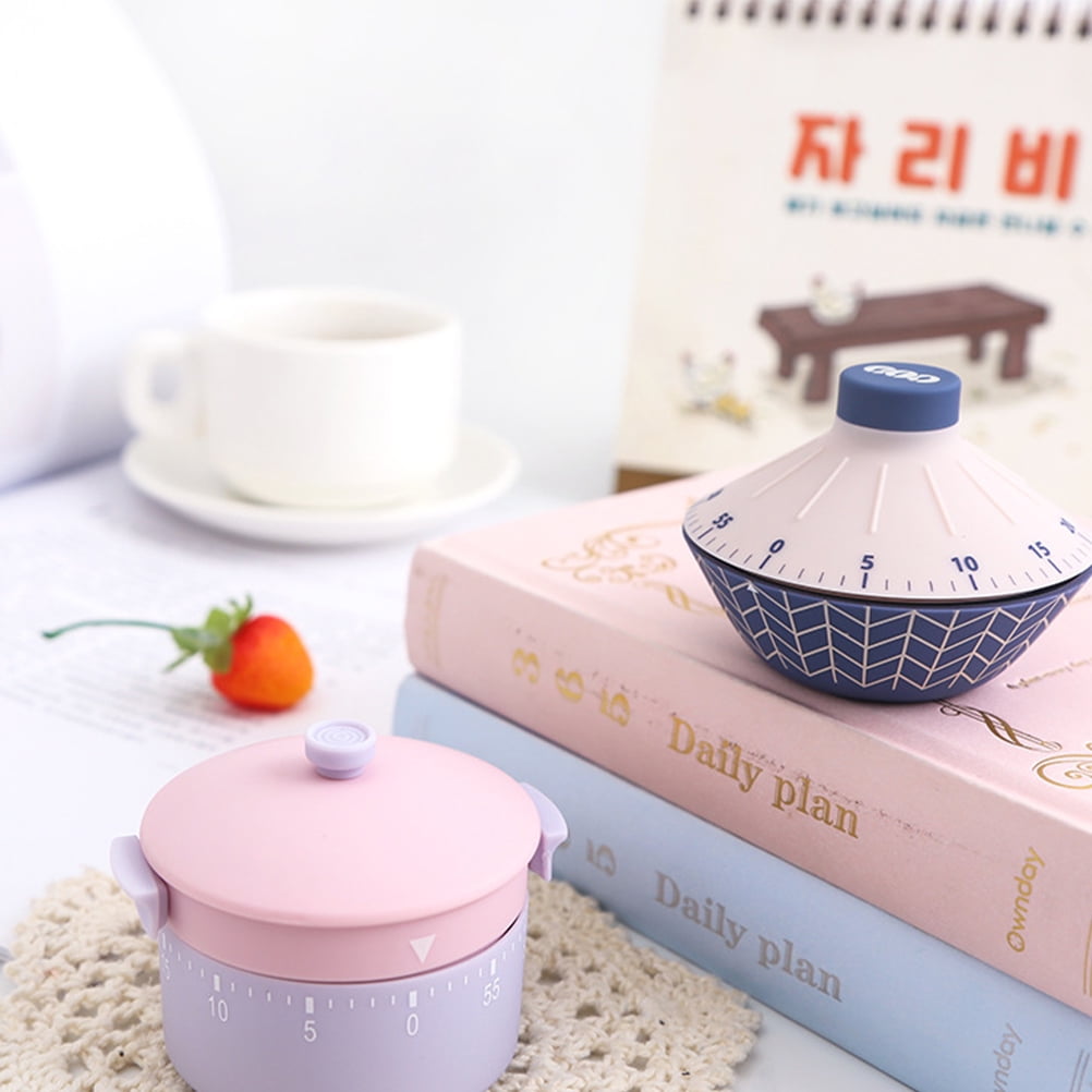 MLINS Kitchen Timer Visual Countdown Cooking Old-fashioned Child Blue ...