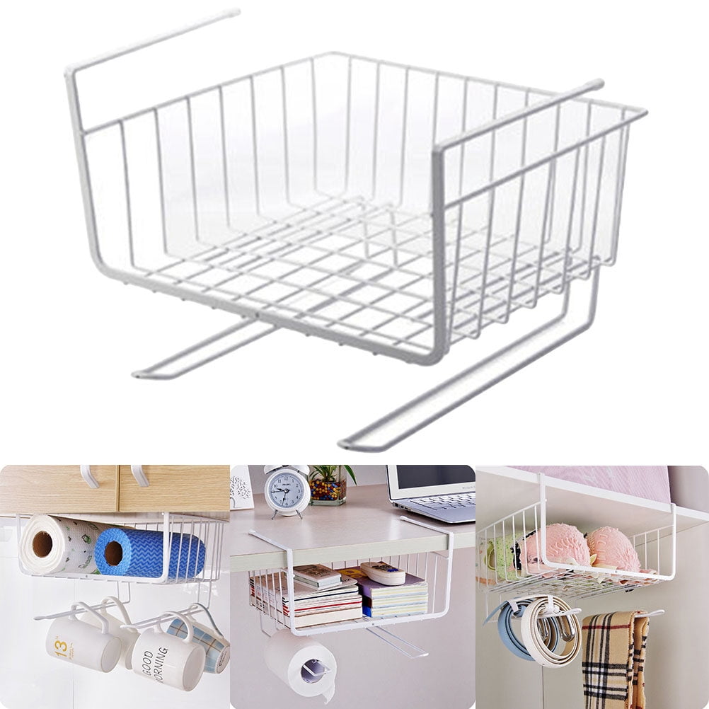 MLINS Kitchen Under Cabinets Shelf Compartment Basket Storage Rack ...