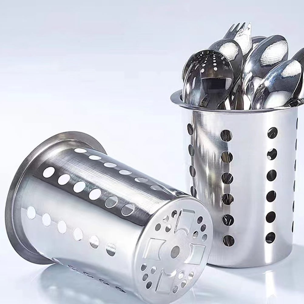 MLINS Kitchen Utensil Holder Chopstick Rack Cooking Silverware Drainer ...