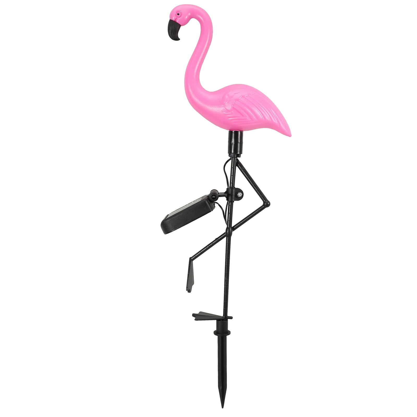 MLINS LED Solar Powered Flamingo Shaped Lamp Garden Landscape ...