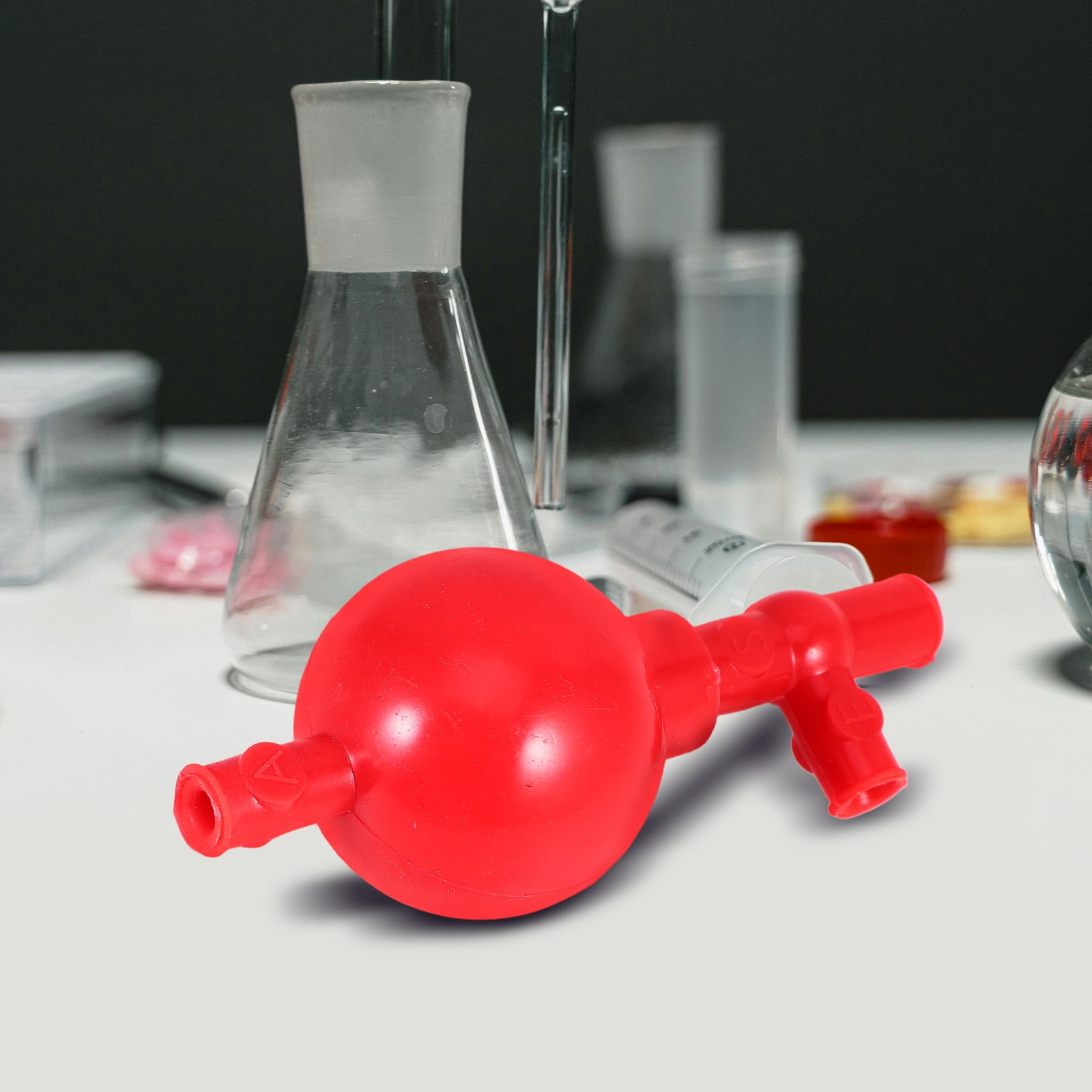 MLINS Laboratory Pipette Filler with Valves Silicone Suction Bulb High ...