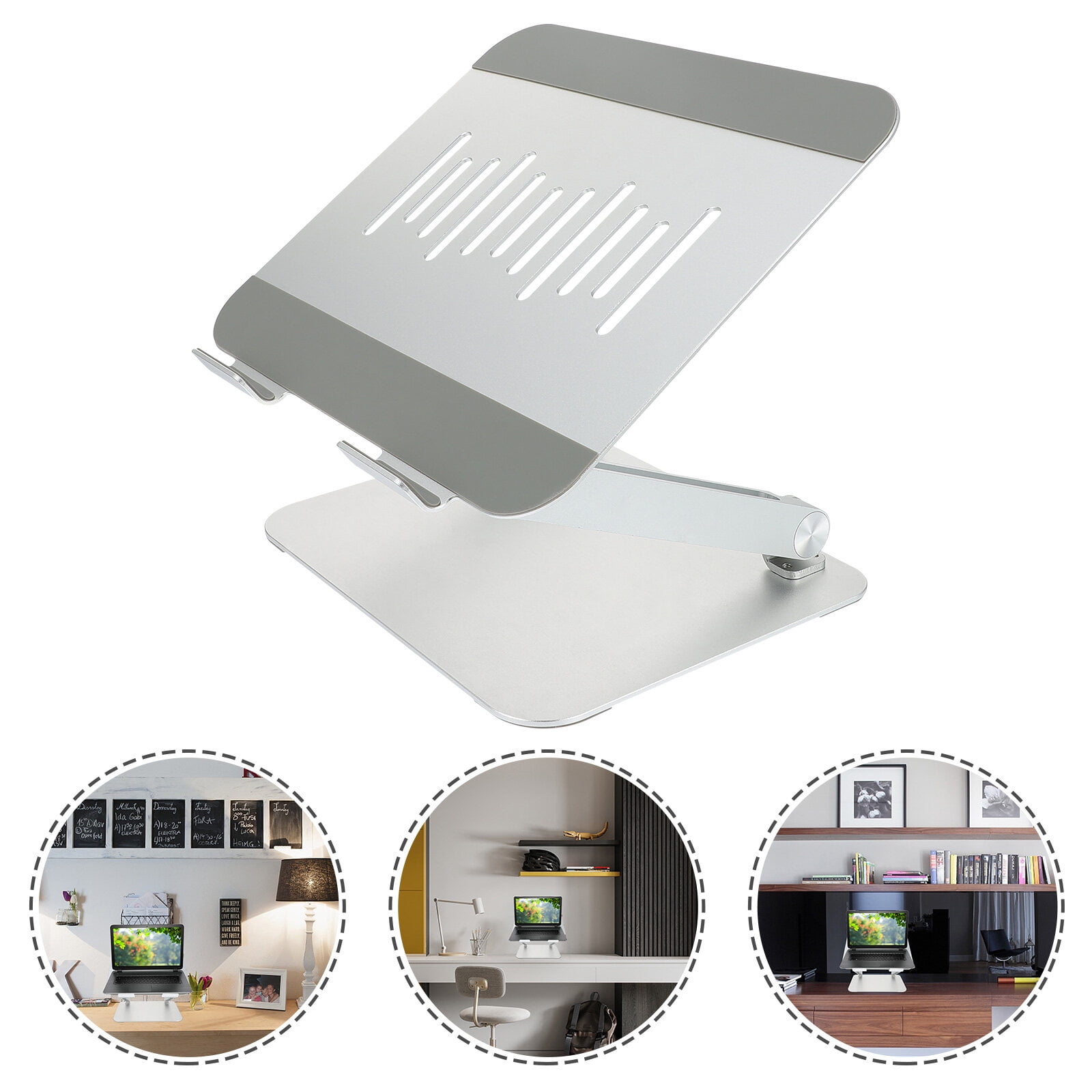 MLINS Laptop Mount Shelf Computer Stand for Holder Laptops Silver ...