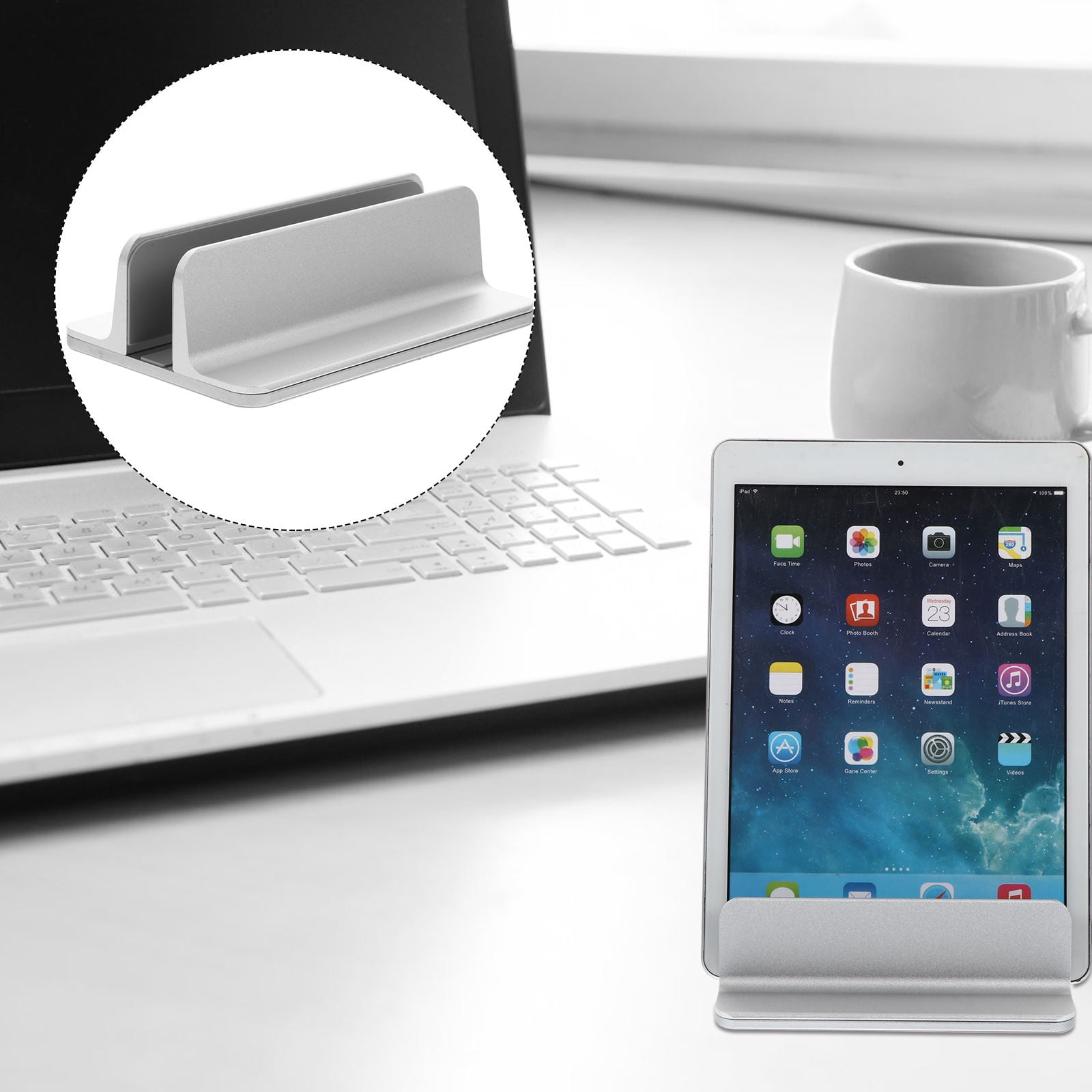 MLINS Laptop Stand Risers Rotating Bracket Computer Laptops Silver ...