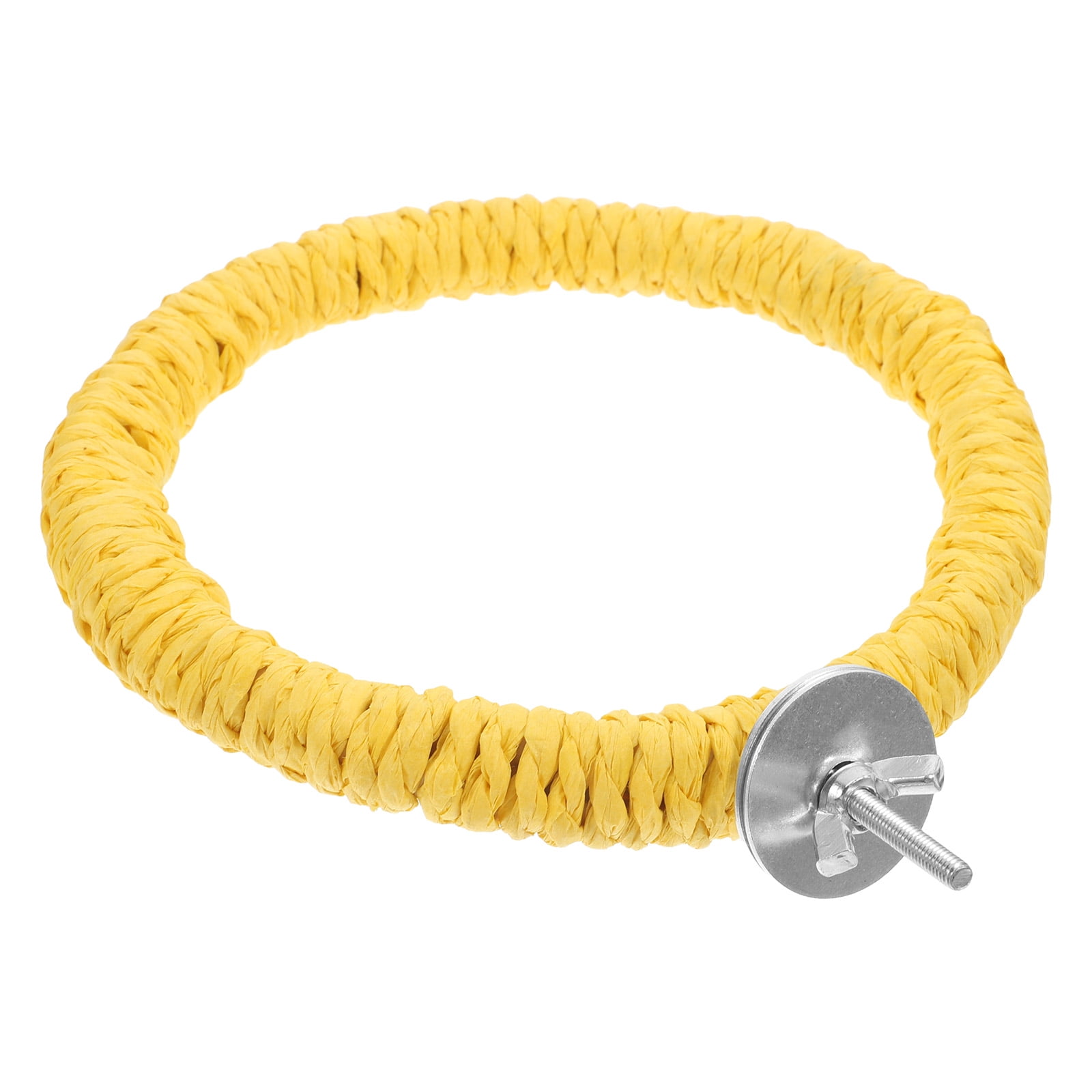 MLINS Large Circle Bird Rope Swing Perch Safe To Climb And Chew For ...