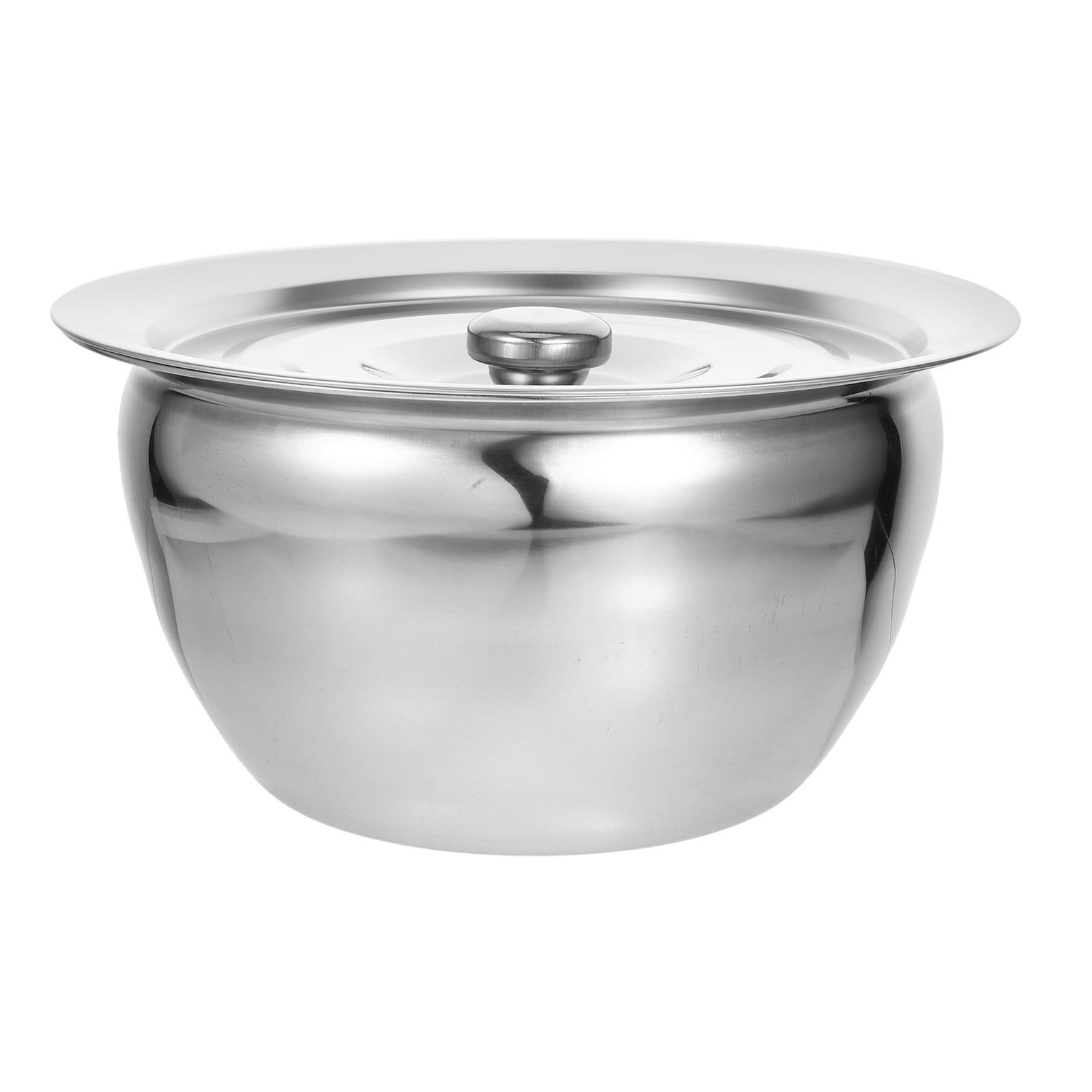 MLINS Large Stainless Steel Mixing Bowls with Lids Metal Deep Bowls ...