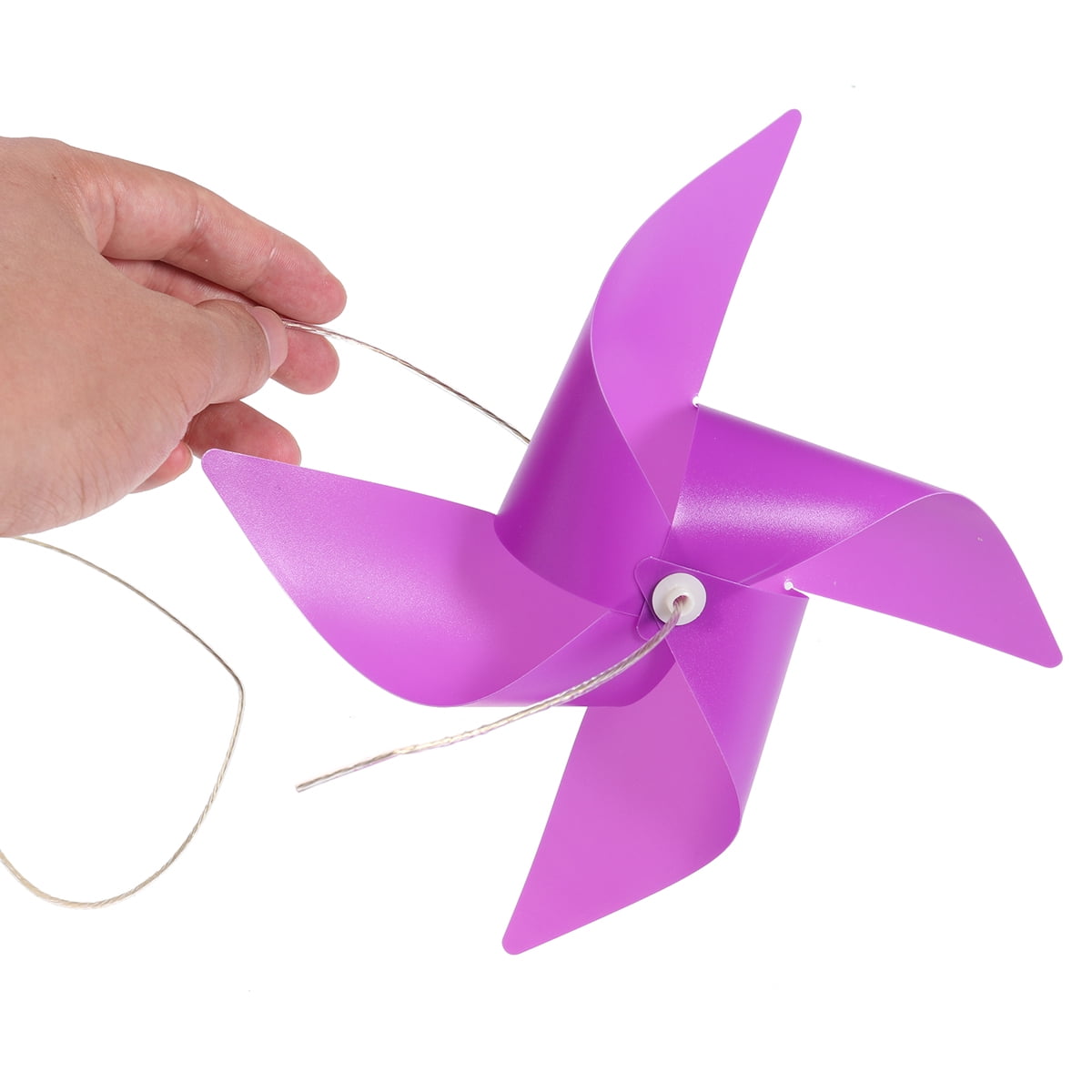 MLINS Lavender Plastic Windmill Banner for Decoration Equipped with ...