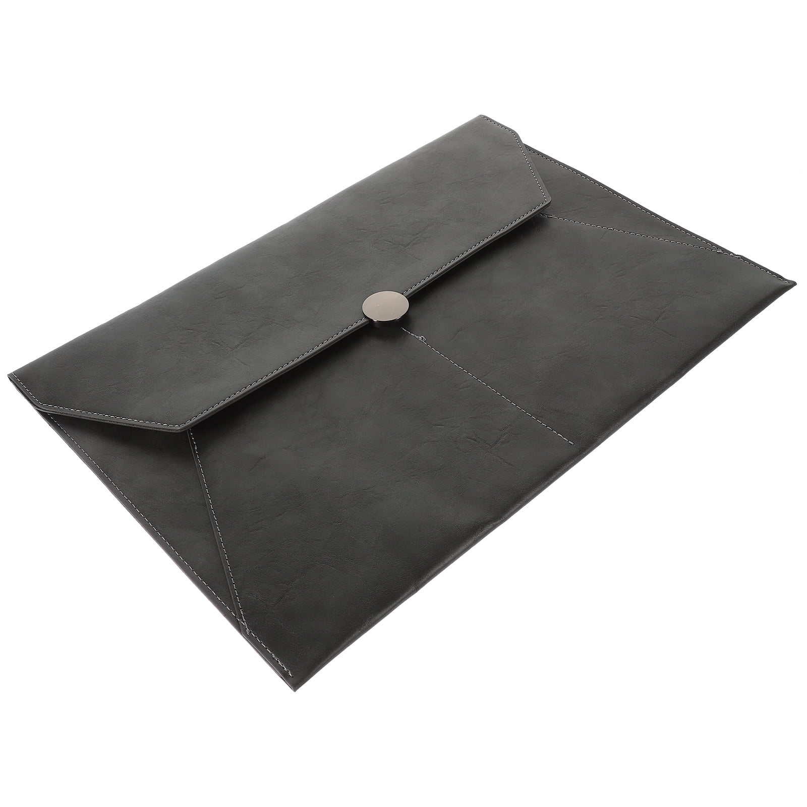 MLINS Leather Document Bag Pouch Certificate Folder File Documents ...