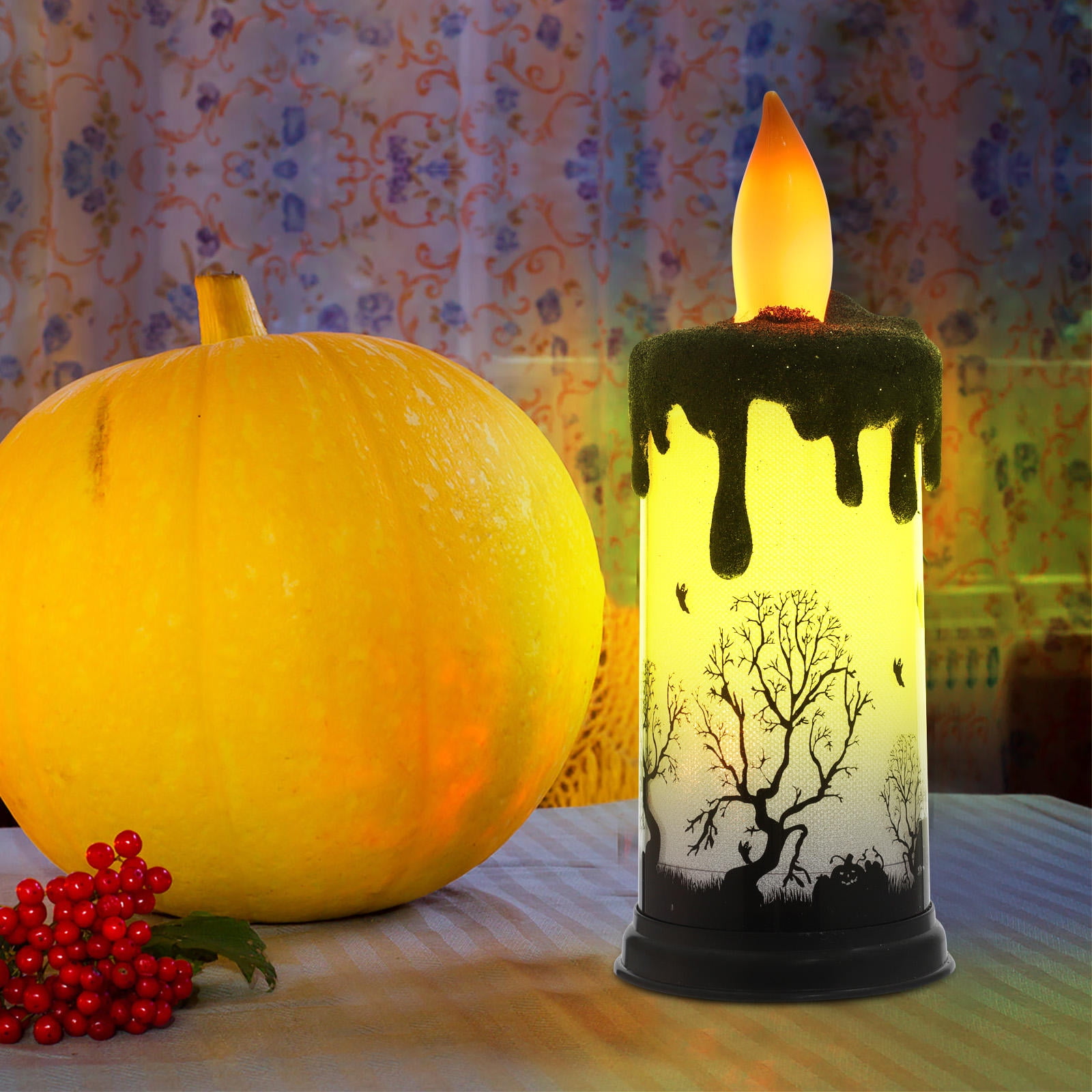 PTOOTP Flameless LED Candle Light Multi-Color Plastic for and Indoor ...