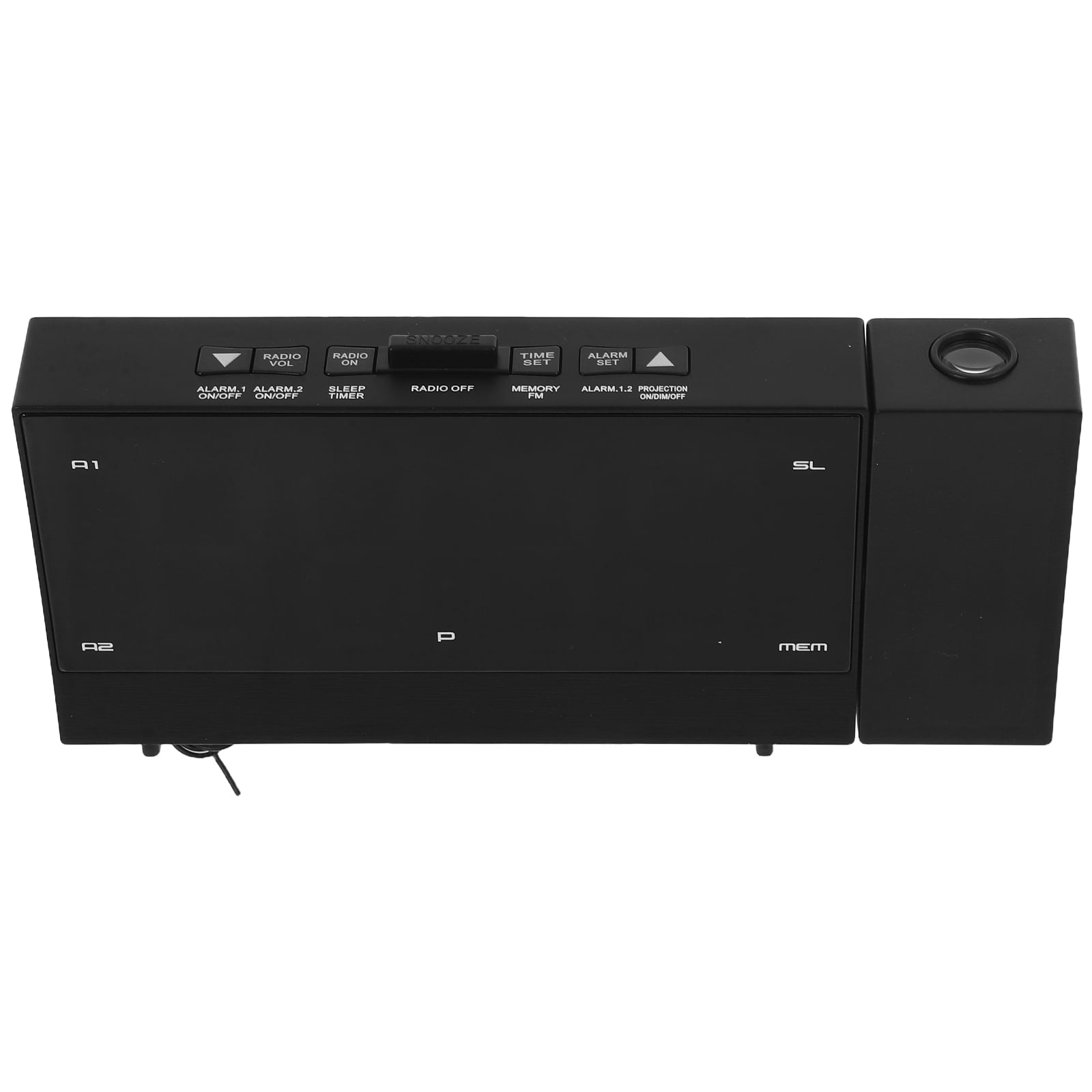 MLINS Led Projection Alarm Clock Bedroom Digital Clock With Projector ...