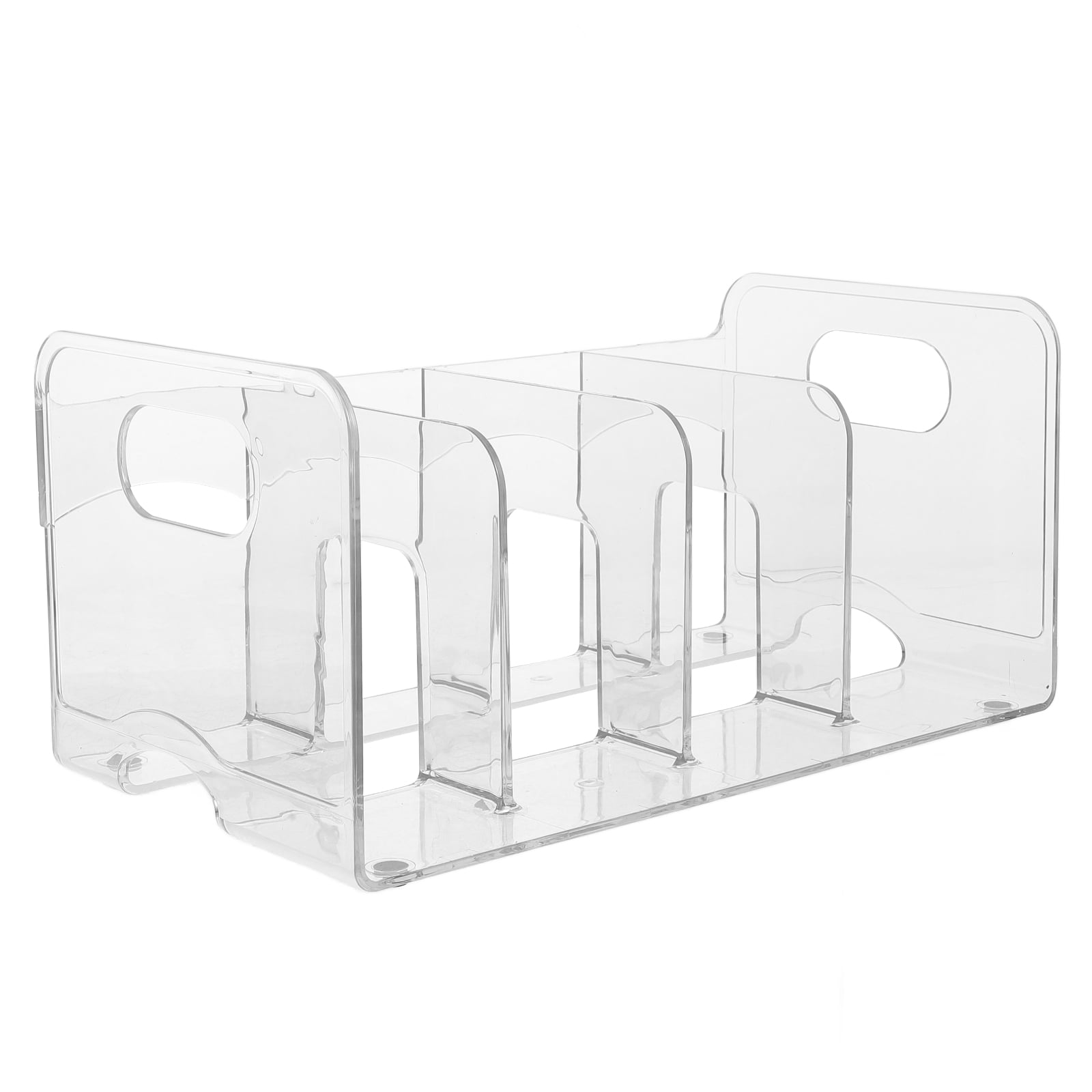 MLINS Letter Folder Rack Home Office Supplies Transparent Bookends ...