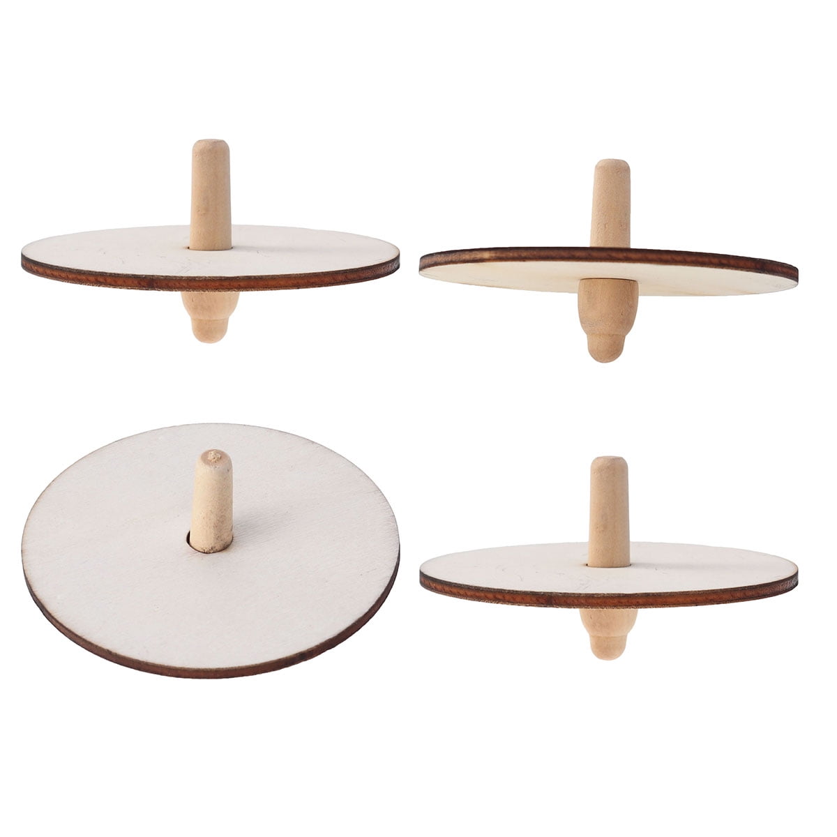 MLINS Light Brown Spinning Top for Kids Toy and Cognitive Exercise with ...