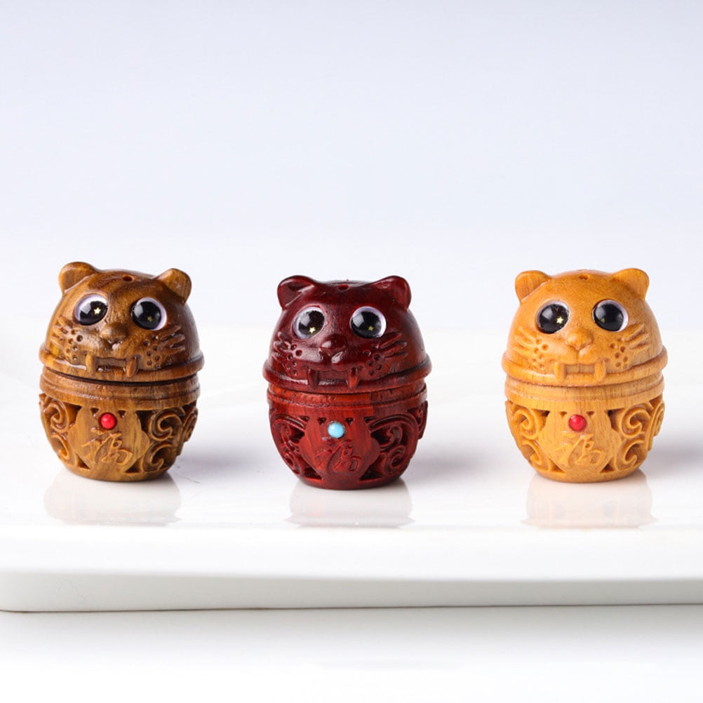 MLINS Light Brown Vintage Tiger Pendant for Decoration Synthetic ...