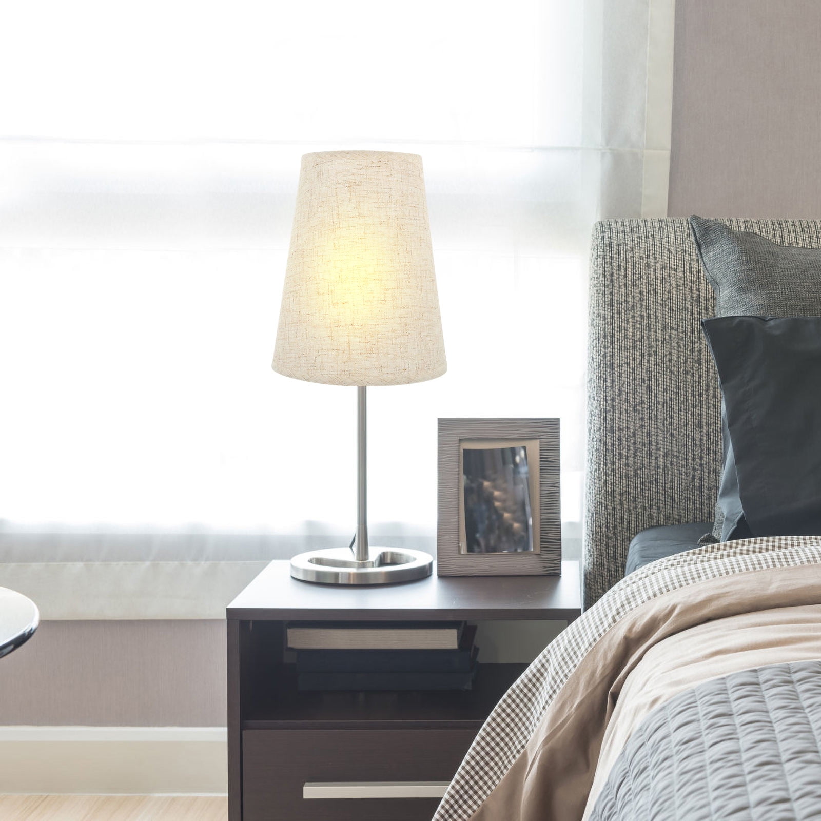 MLINS Light Shade for Lamp Linen Fabric Lampshade Bedroom Lamp Shade ...