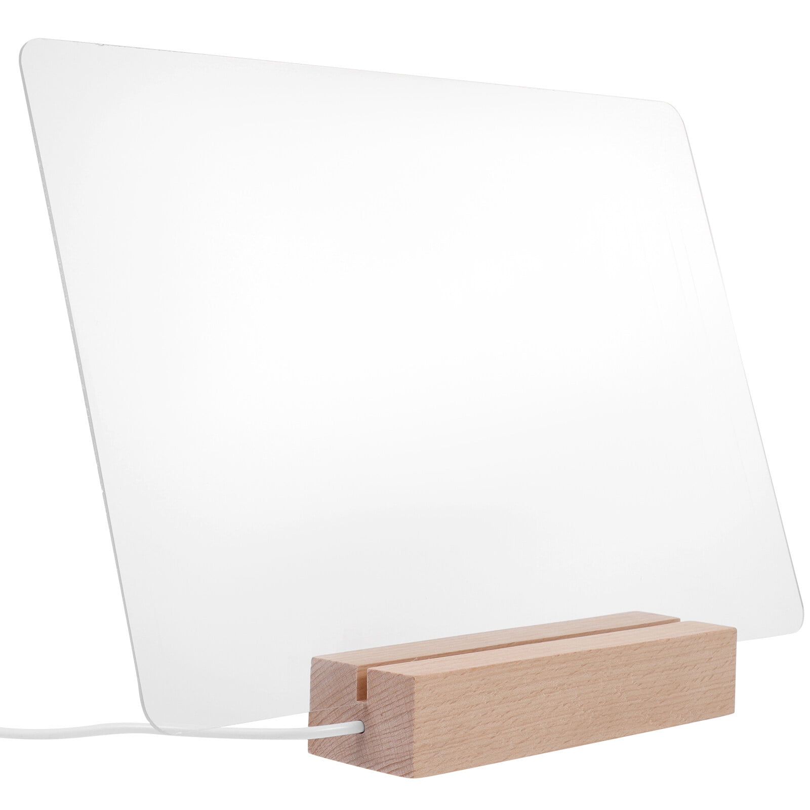 YUYUETIME Clear Memo Board Transparent Acrylic 1 Set 12X8X0.4In ...