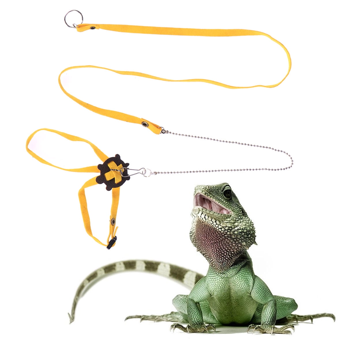 MLINS Lizard Leash Reptile Leash 120.00X2.00X0.80CM Yellow - Walmart ...