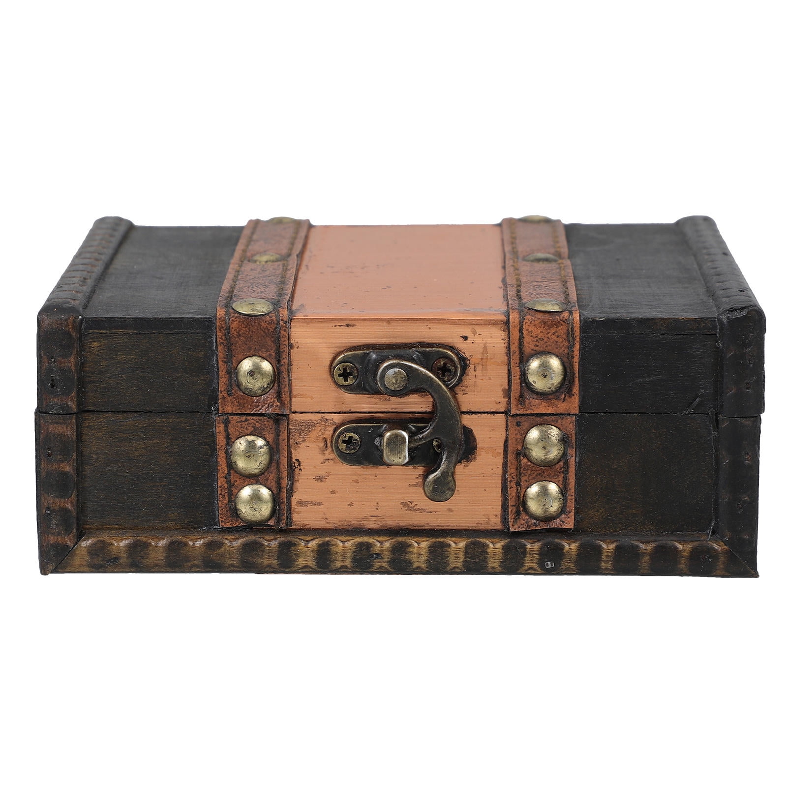 MLINS Lockable Wooden Keepsake Box Antique Style Wooden Jewelry Box ...
