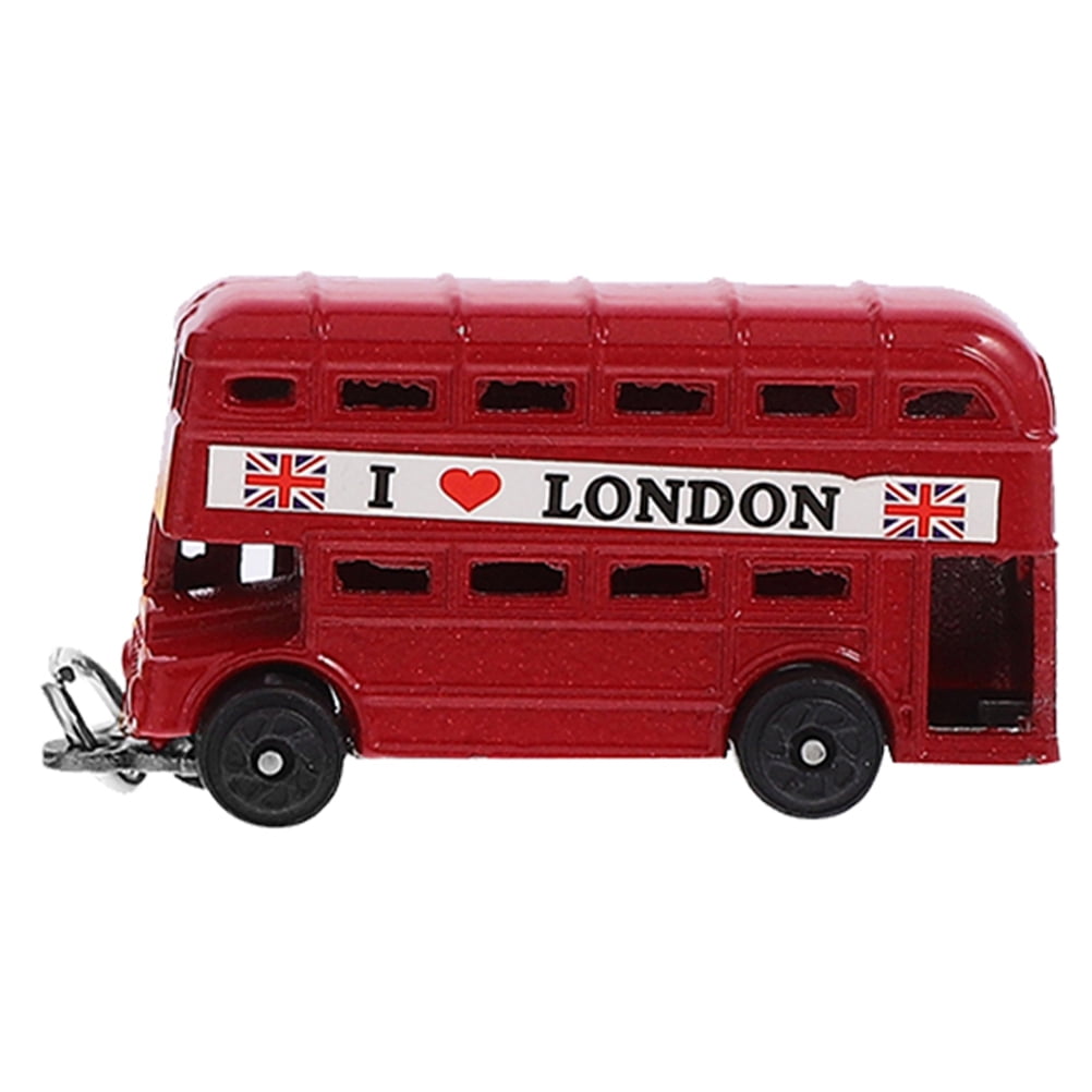 MLINS London Bus Keychain Jack Iconic Souvenir Ring Keyring Travel Miss ...