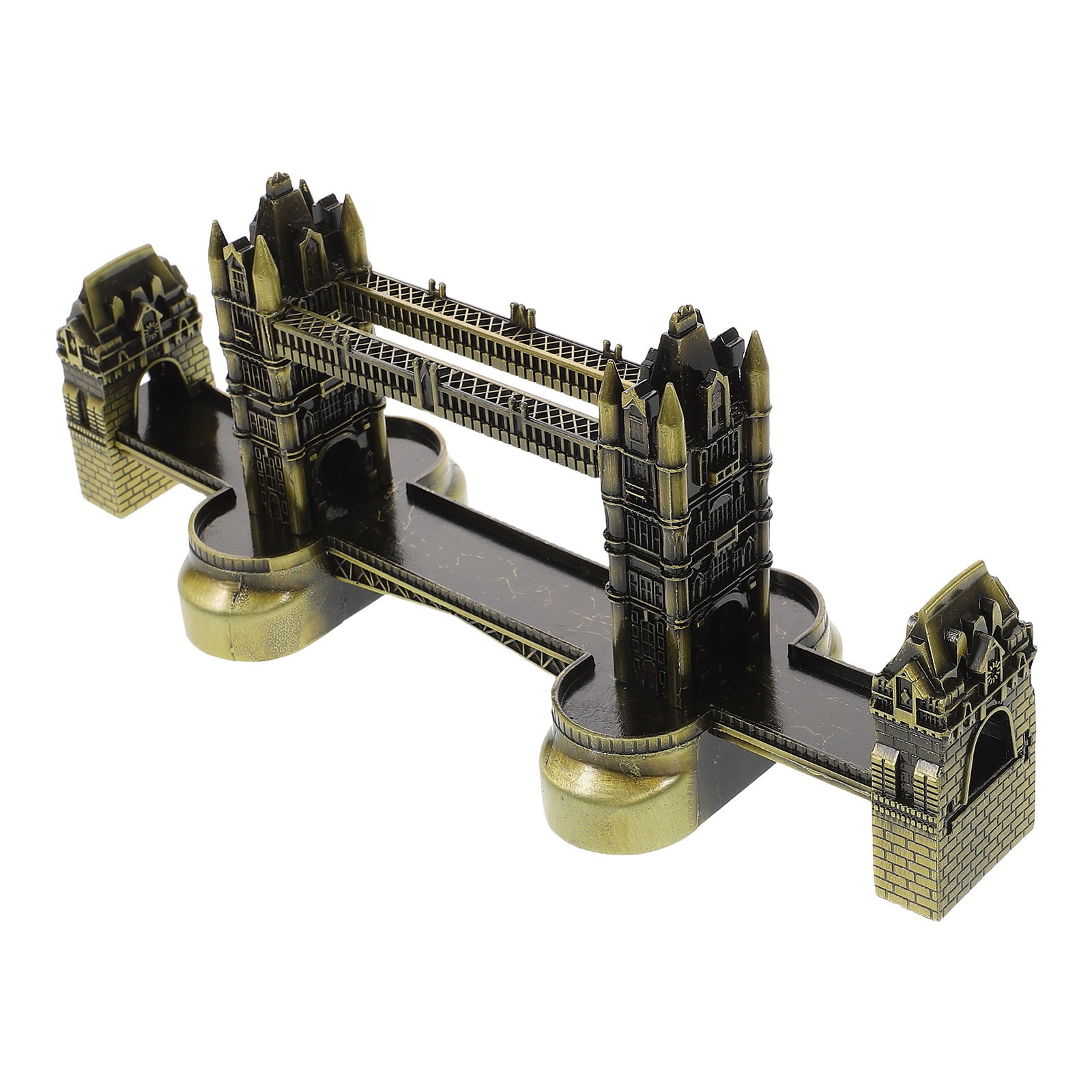 MLINS London Tower Bridge Model Statue Collectible Figurines Metal ...