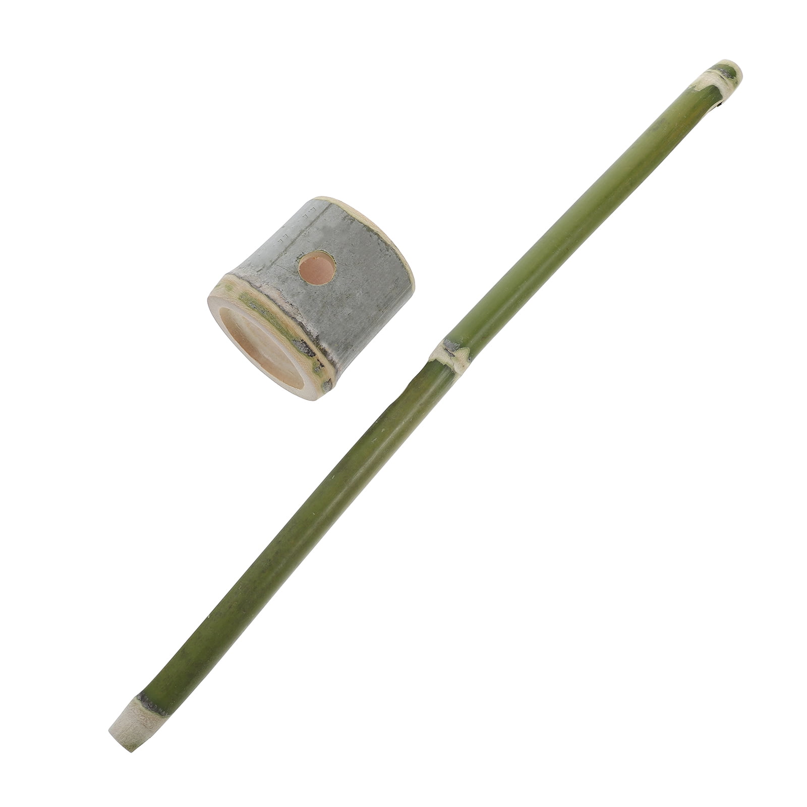 MLINS Long Handle Water Scoop Bamboo Dipper for Garden Watering and ...