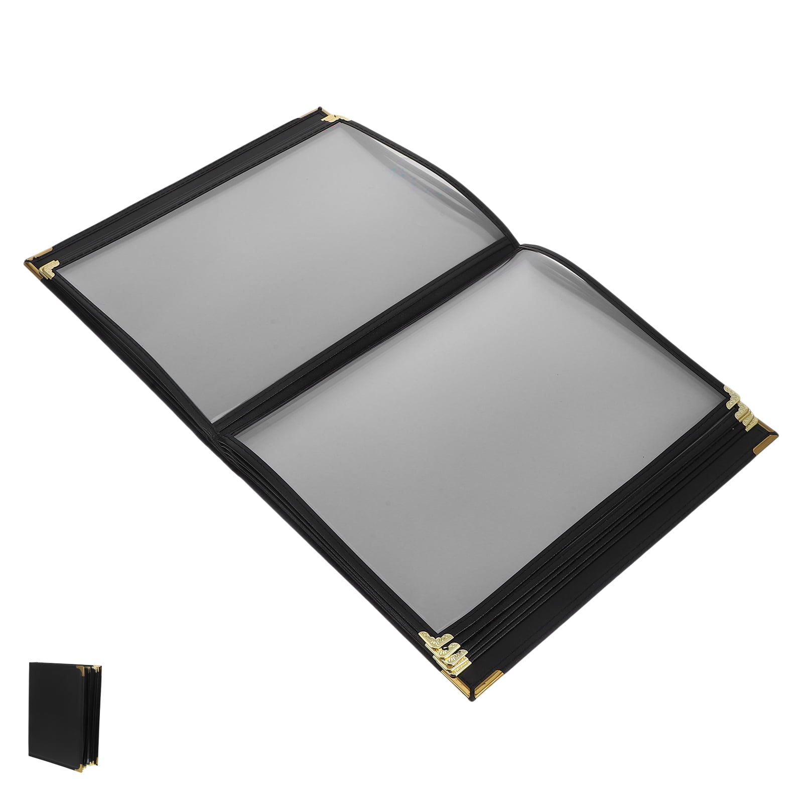 MLINS Loose-leaf Clear Menu Protector Restaurant Display - Walmart.com