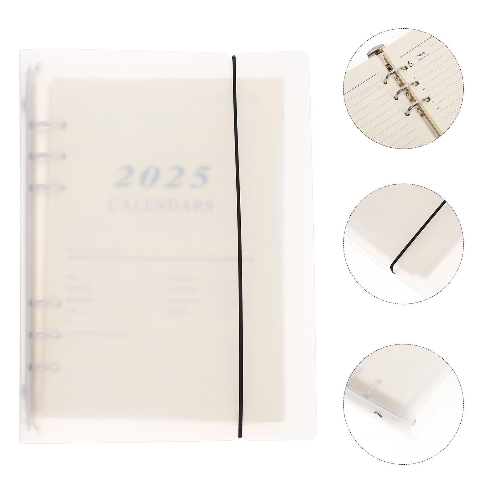 MLINS Loose-leaf Notebook Schedule Day Planner Aesthetic Daily Planner ...