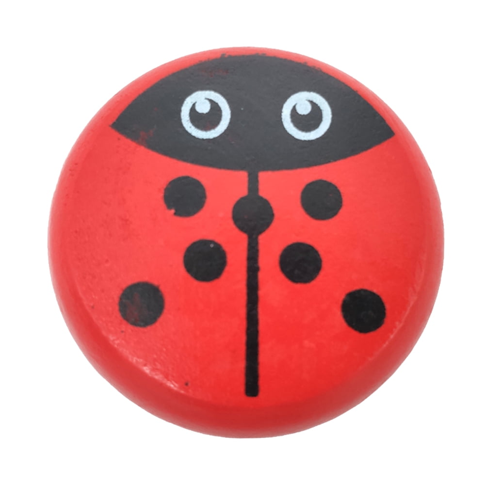 Ladybird Wooden Yo yo Ball with String Toy for Kids - Walmart.com