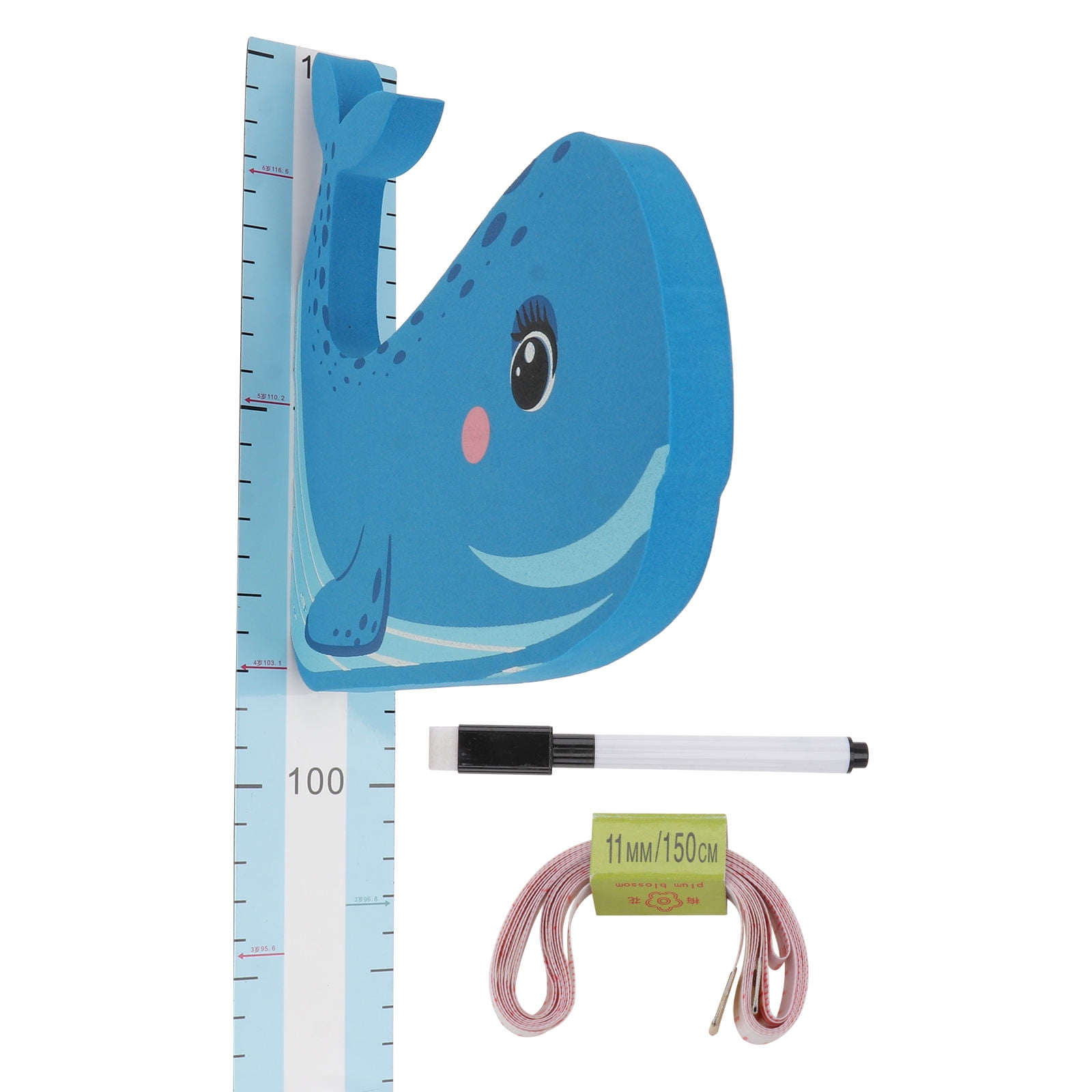 MLINS Magnetic Height Ruler Cartoon Measurement Wall Sticker Office ...