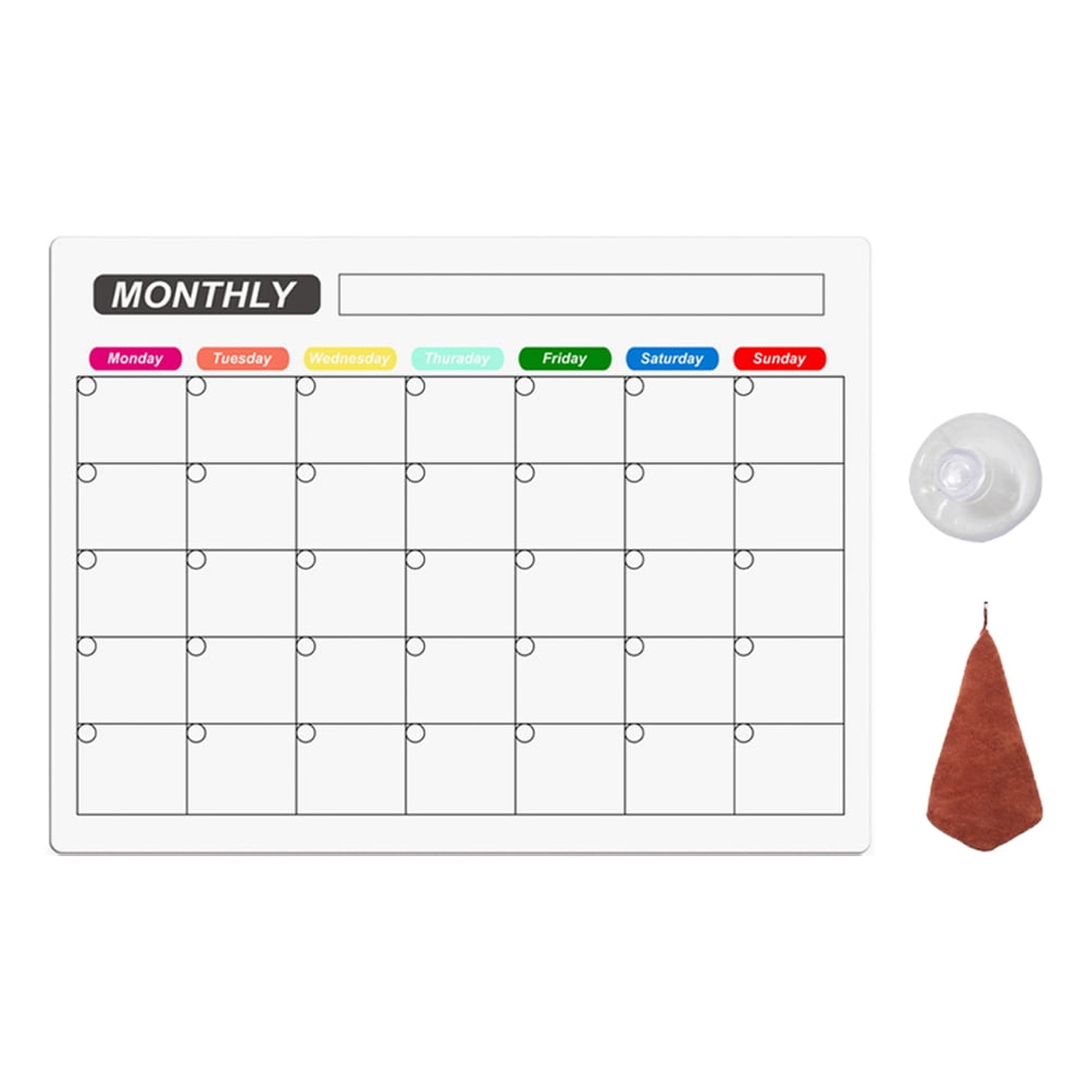 MLINS Magnetic Weekly Planner Erasable Message Board Writing Strip ...