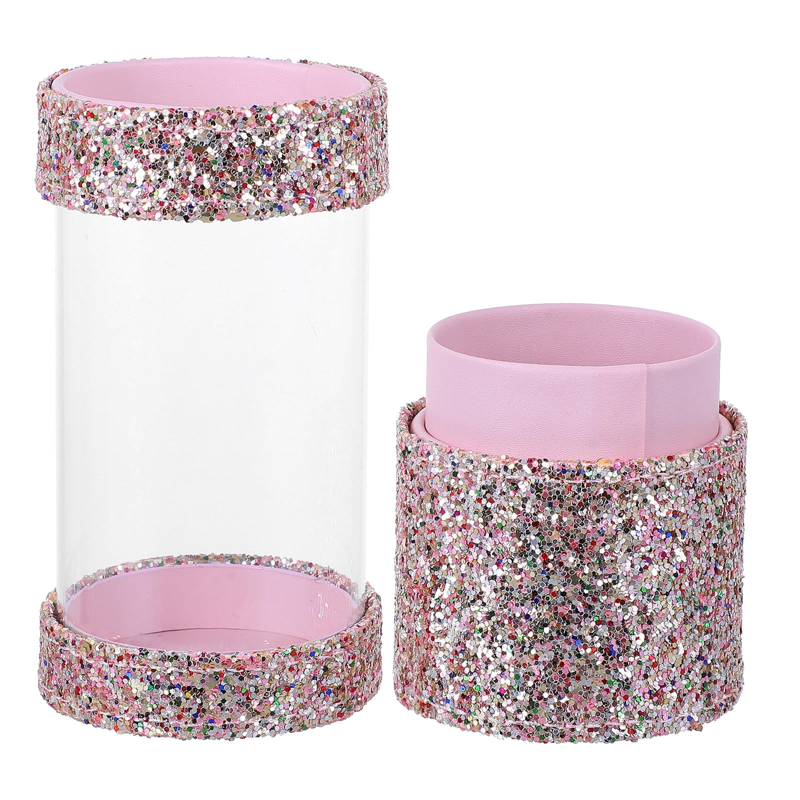 MLINS Makeup Brush Bucket Lip Pink Brushes Pen Pencil Holder Miss ...