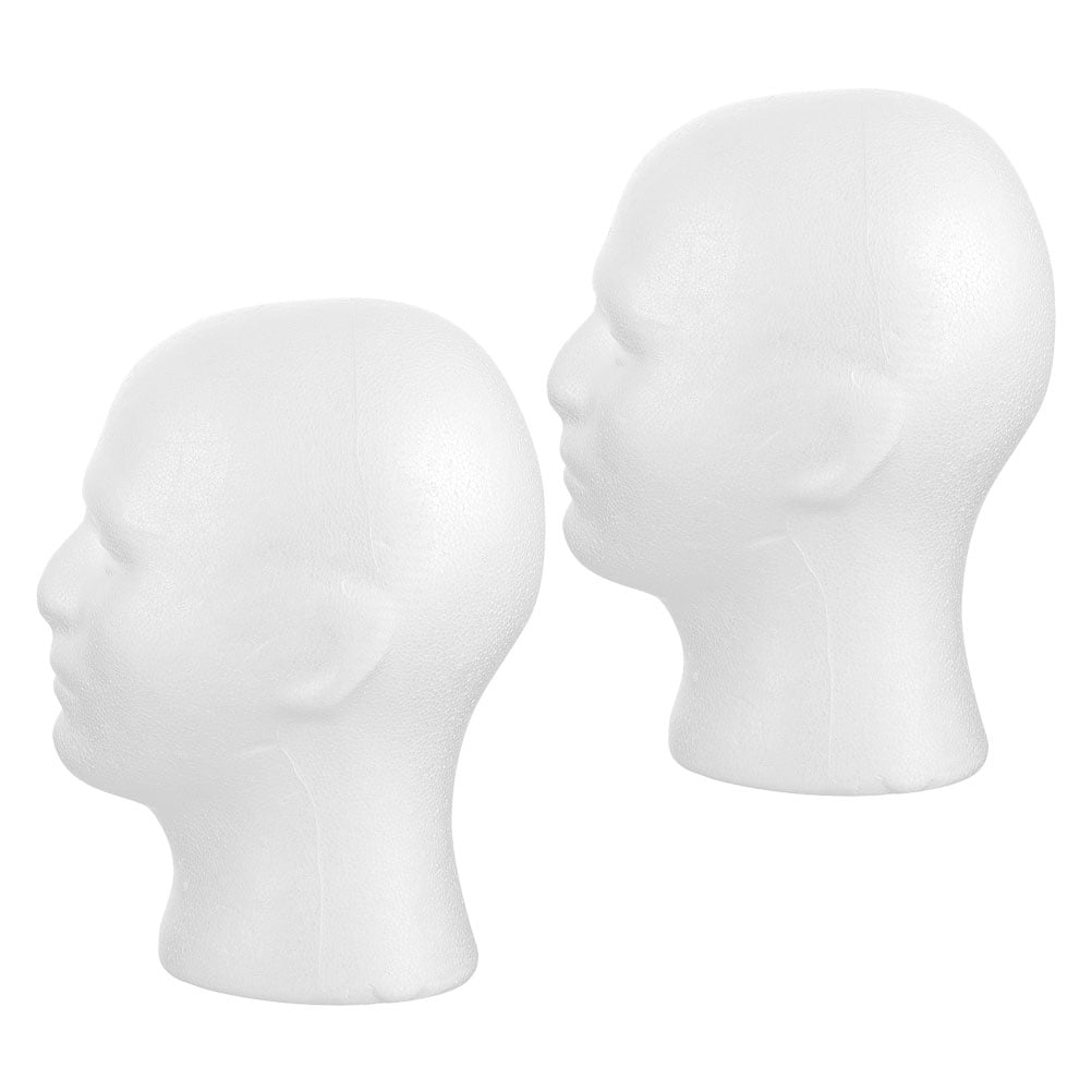 MLINS Male Wig Display Mannequin Head Stand Model Male Foam Head Form ...