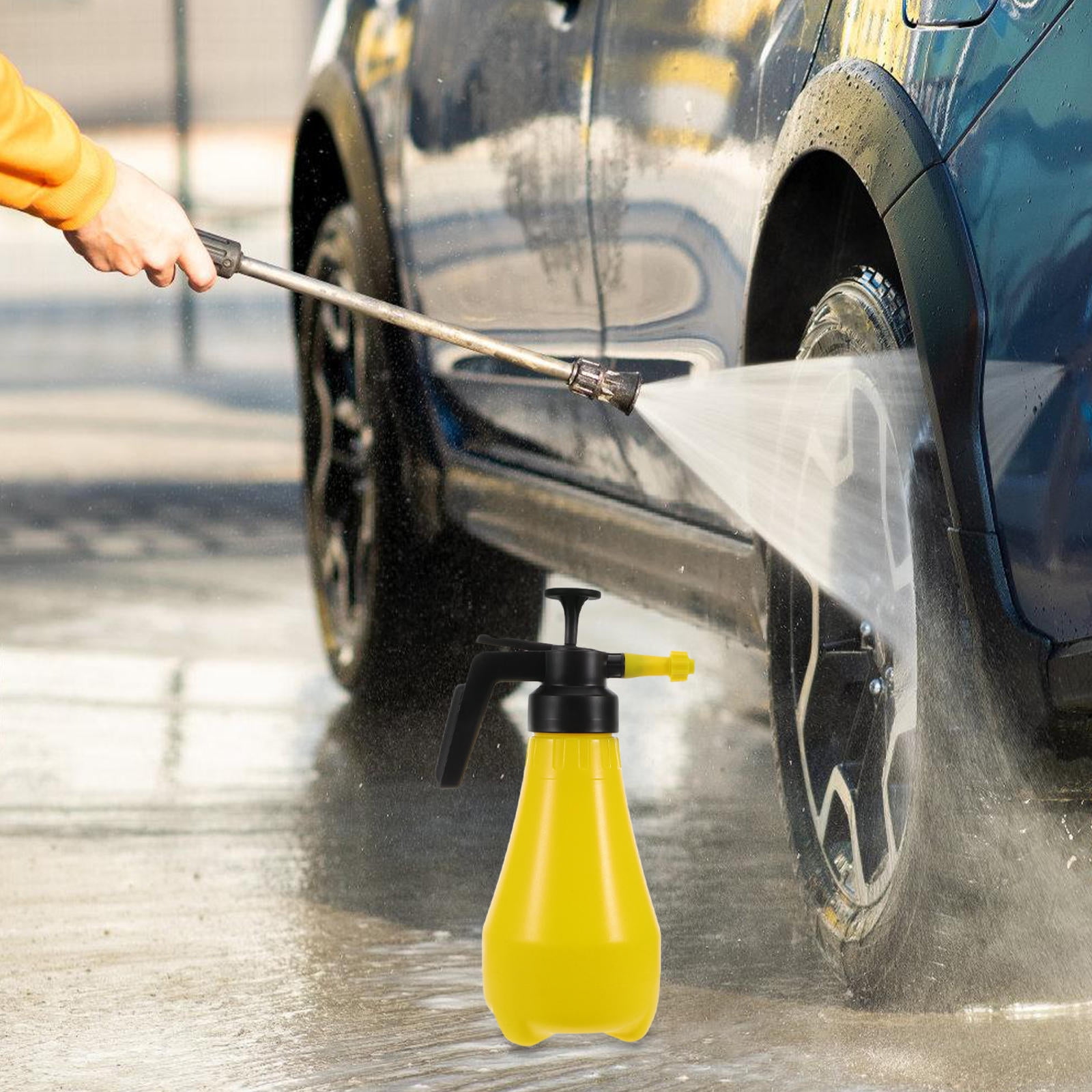 MLINS Manual Foam Sprayer For Car Wash Garden Flower Sprayer 1.8 L ...