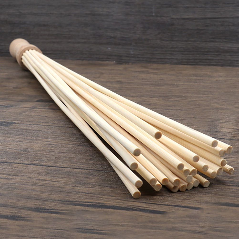 MLINS Massage Bamboo Broom Body Massage Rod Handheld Bamboo Broom ...