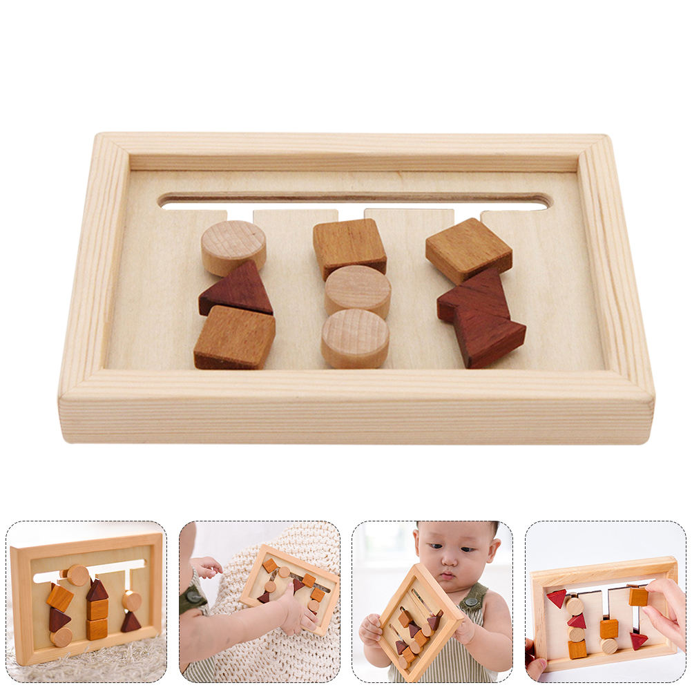 MLINS Matching Building Blocks Toys Shape Sorting Puzzle Educational ...