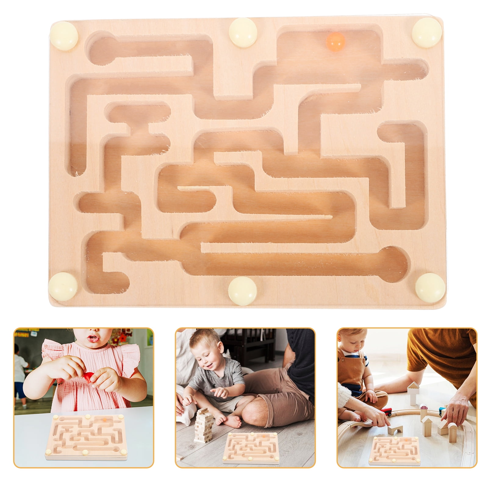 MLINS Maze Ball Board Kids Puzzles Toys for Toddlers Child Preschool ...