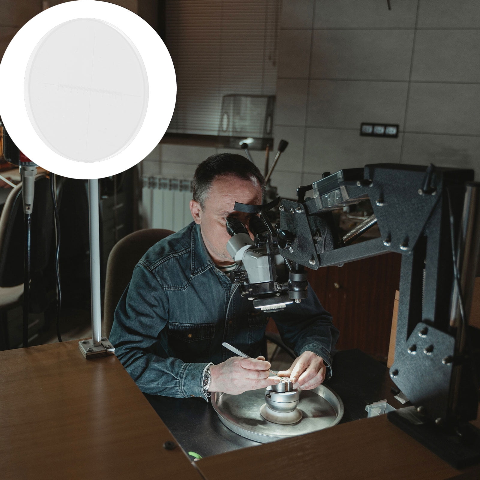 MLINS Measuring Micrometer High Precision Objective Lens Calibration ...