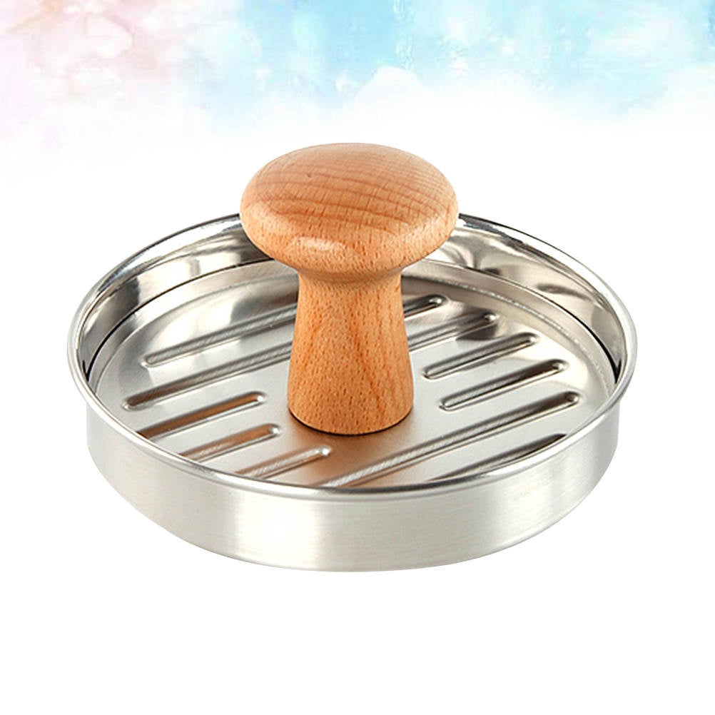 MLINS Meat Patty Pressing Mold 1Pack Square Silver Hamburger Multi ...