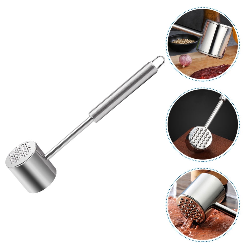 MLINS Meat Tenderizer Hammer Metal Meat Mallet Meat Tenderizer Cooking ...