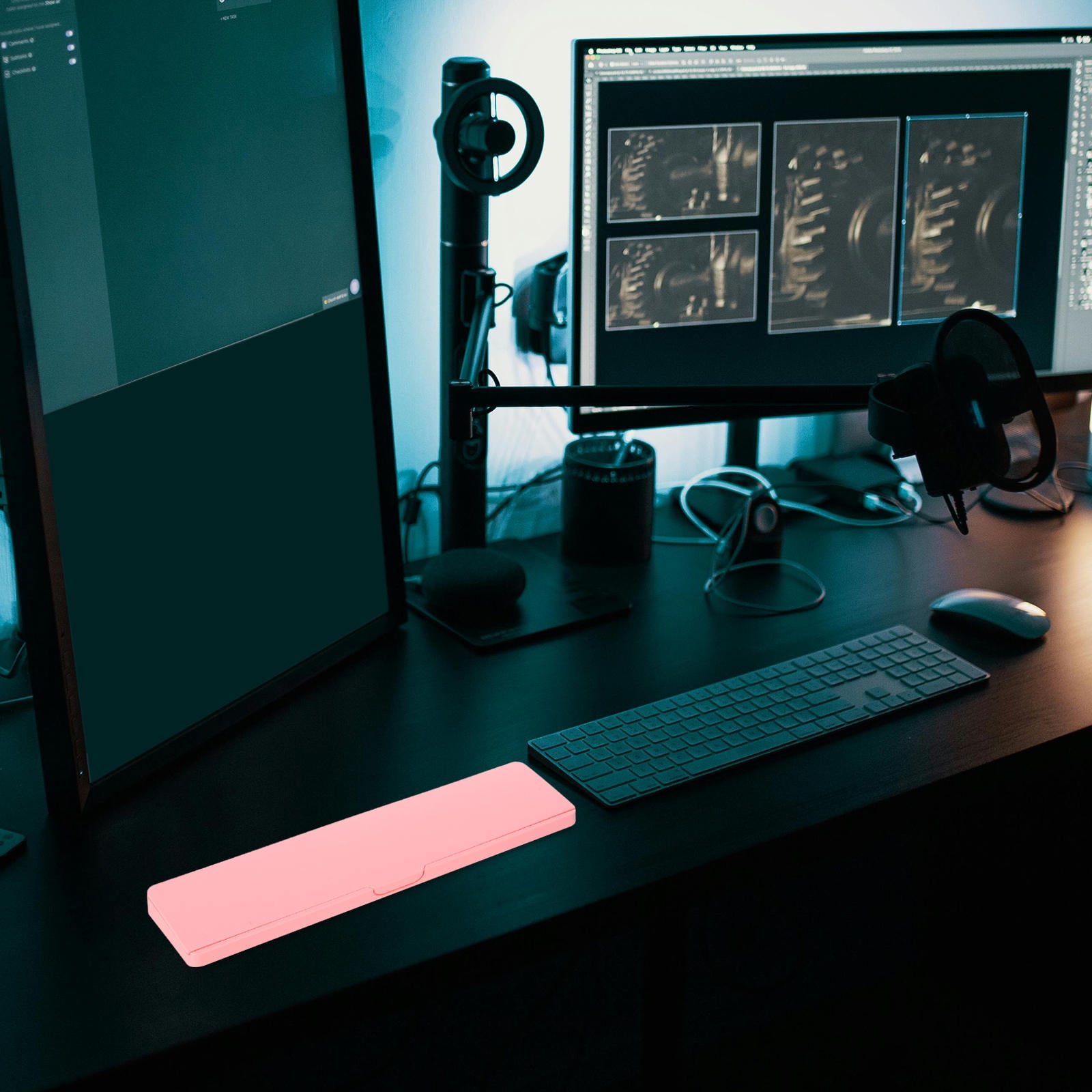 DINHEAROM Abs Mouse Pad Storage Box Pink 1Pack 14.3X3.5X0.8In - Walmart.com