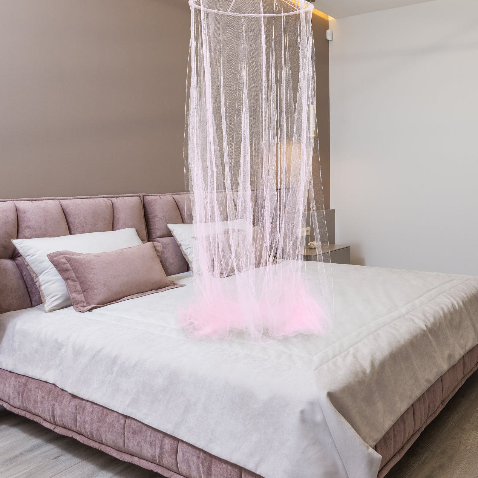 MLINS Mesh Net Hanging Bed Canopy Netting Curtain Home Bedroom ...