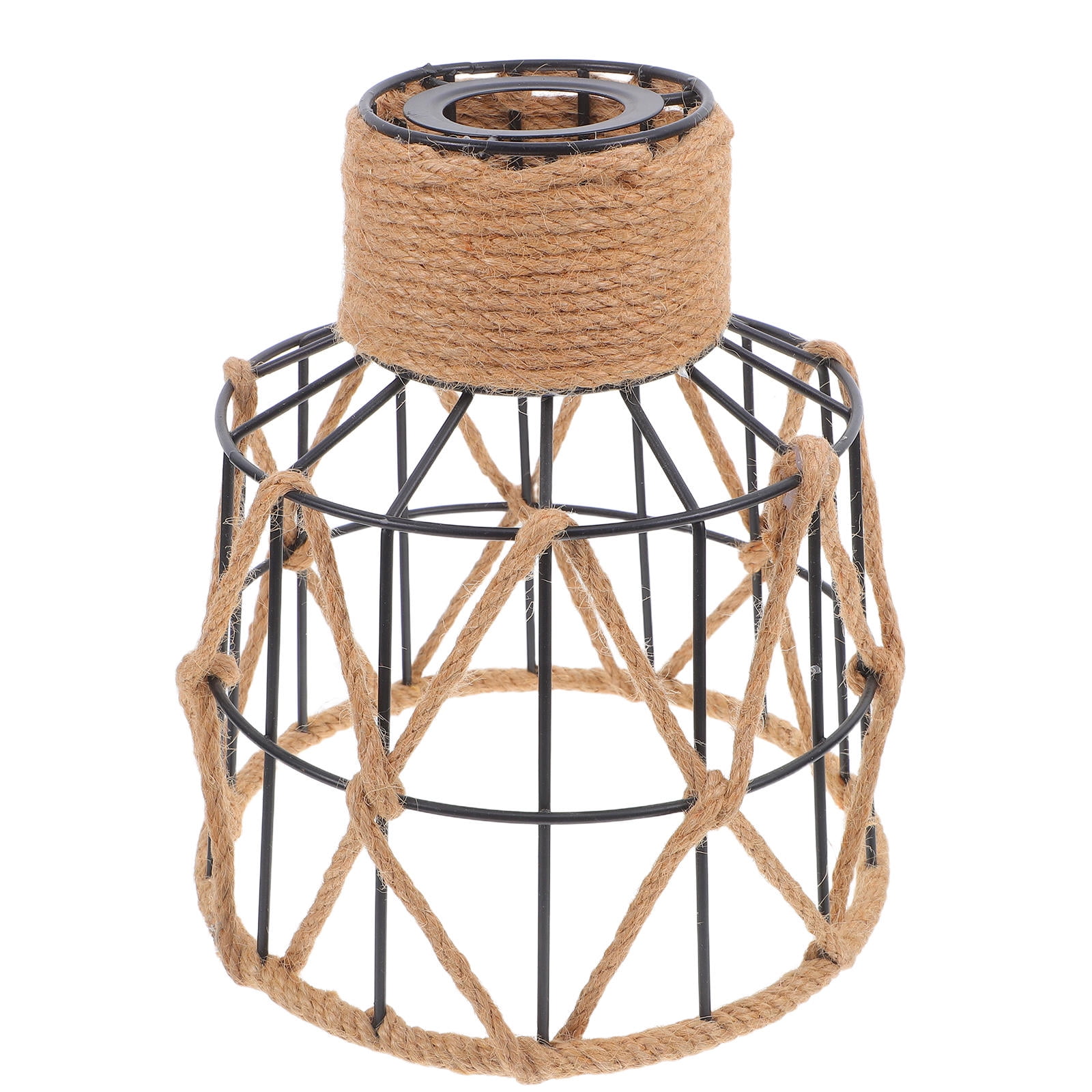 MLINS Metal Bulb Guard Cage Hanging Pendant Lamp Shade Replacement E27 ...