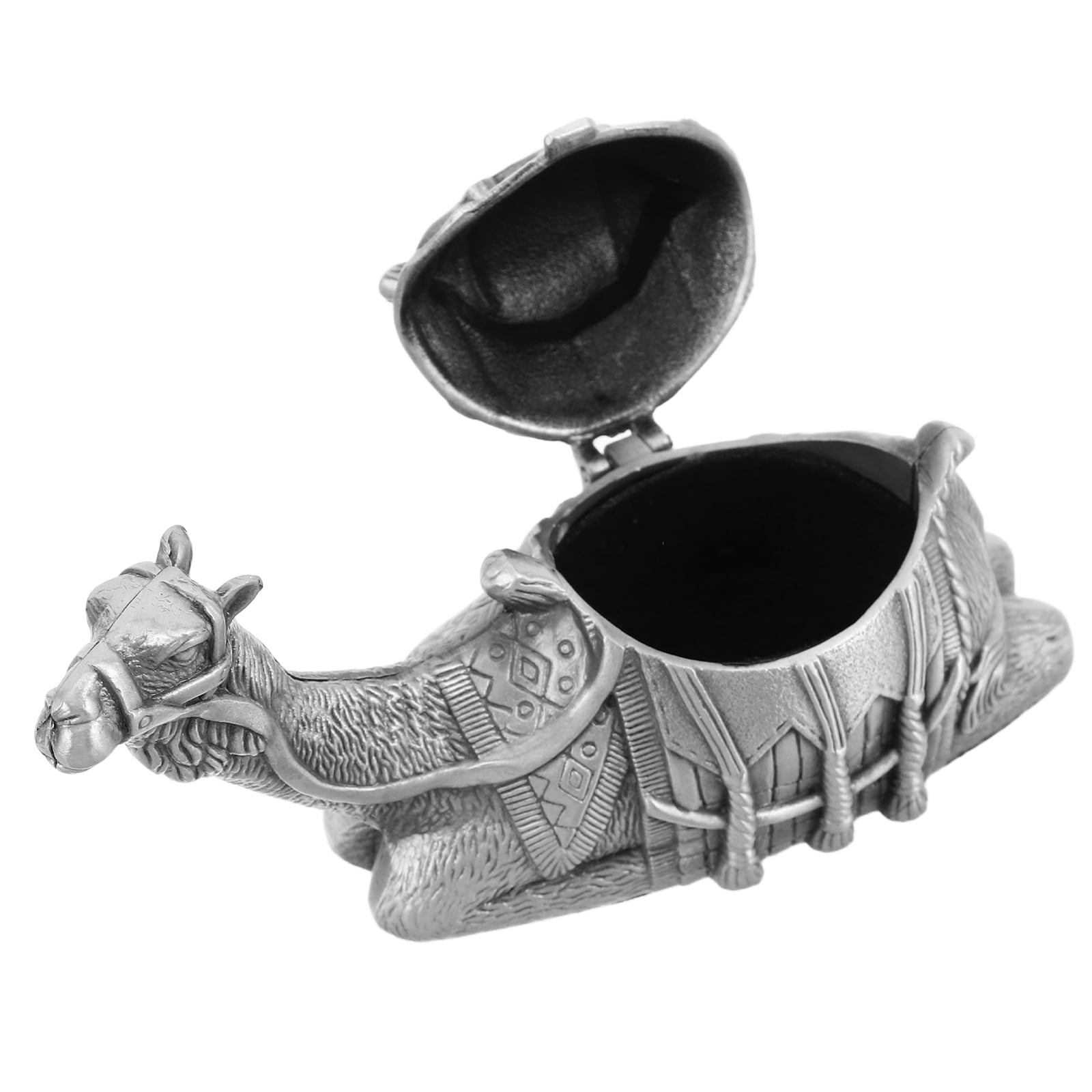 MLINS Metal Camel Jewelry Box Animal Trinket Holder Hinged Camel ...