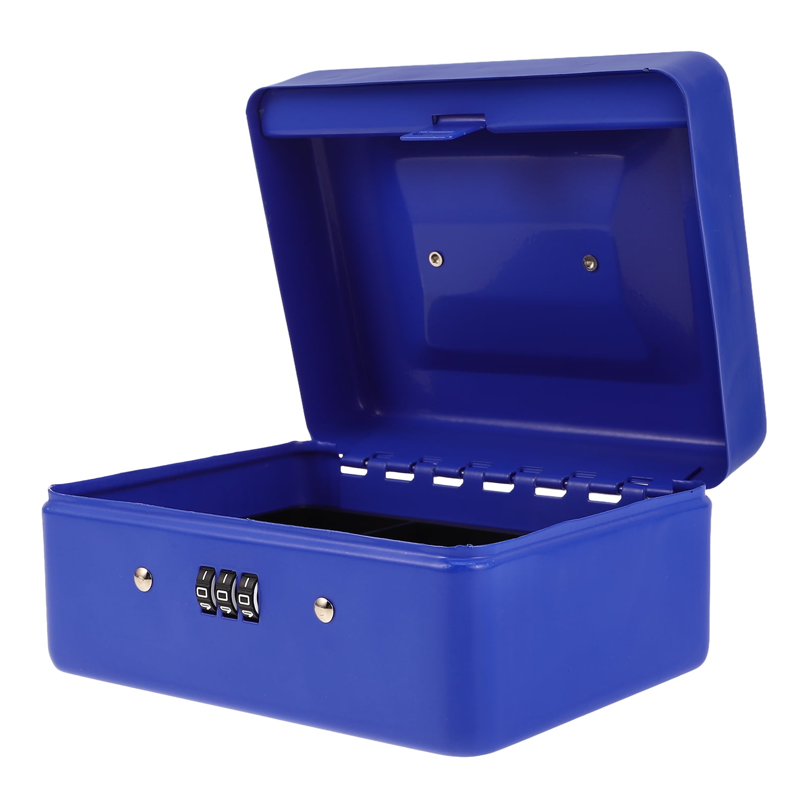 MLINS Metal Cash Box With Combination Lock Metal Small Money Organizer ...