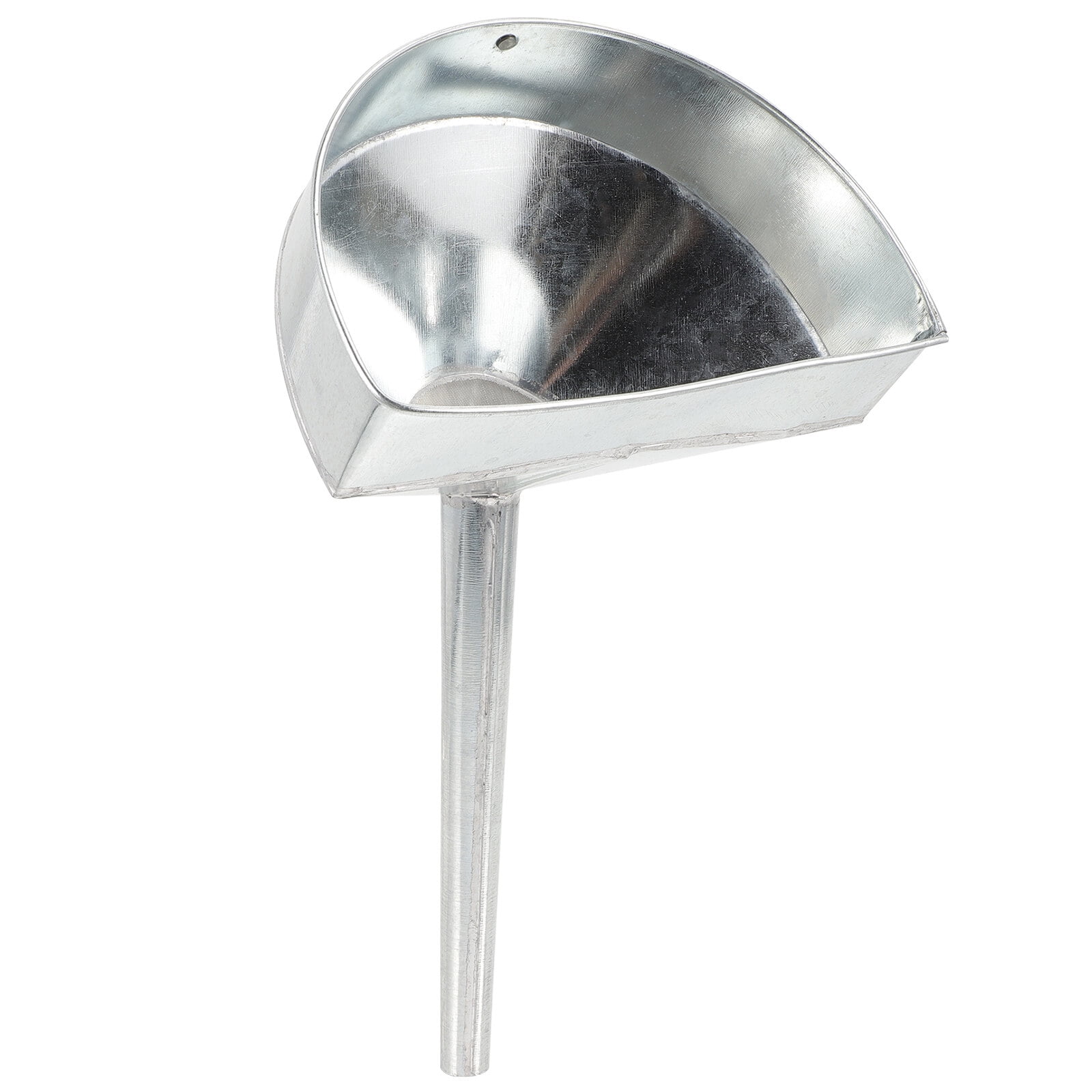 MLINS Metal Filler Stainless Steel Gas Tank Funnel Car Screen Oblique ...