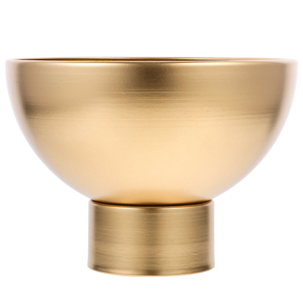 FOMIYES Flowerpot Golden Iron Metal Flower Pots 1Set 10.2X10.2X6.7In ...