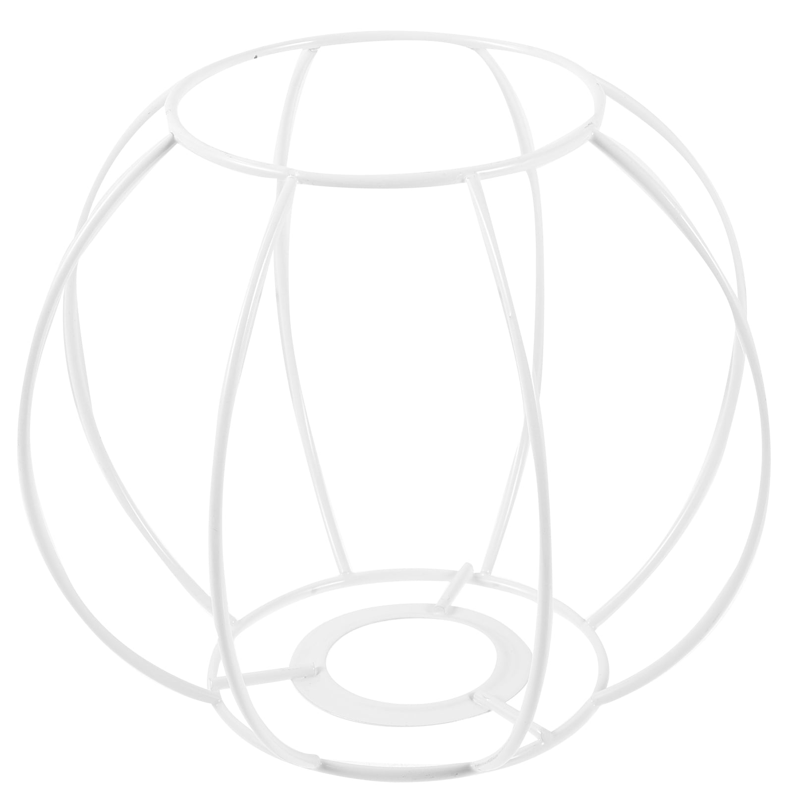 MLINS Metal Lamp Shade Frame Table Lampshades Light Cover Frames White ...